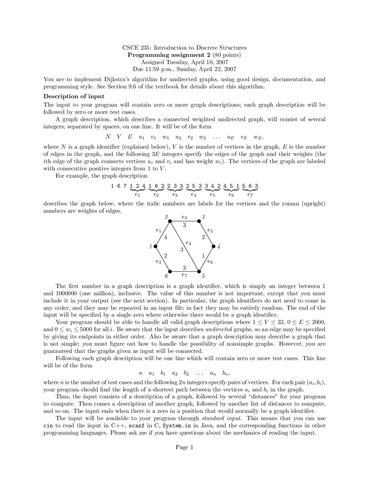 Introduction To Discrete Structures Assignment 2 Solutions Csce 235