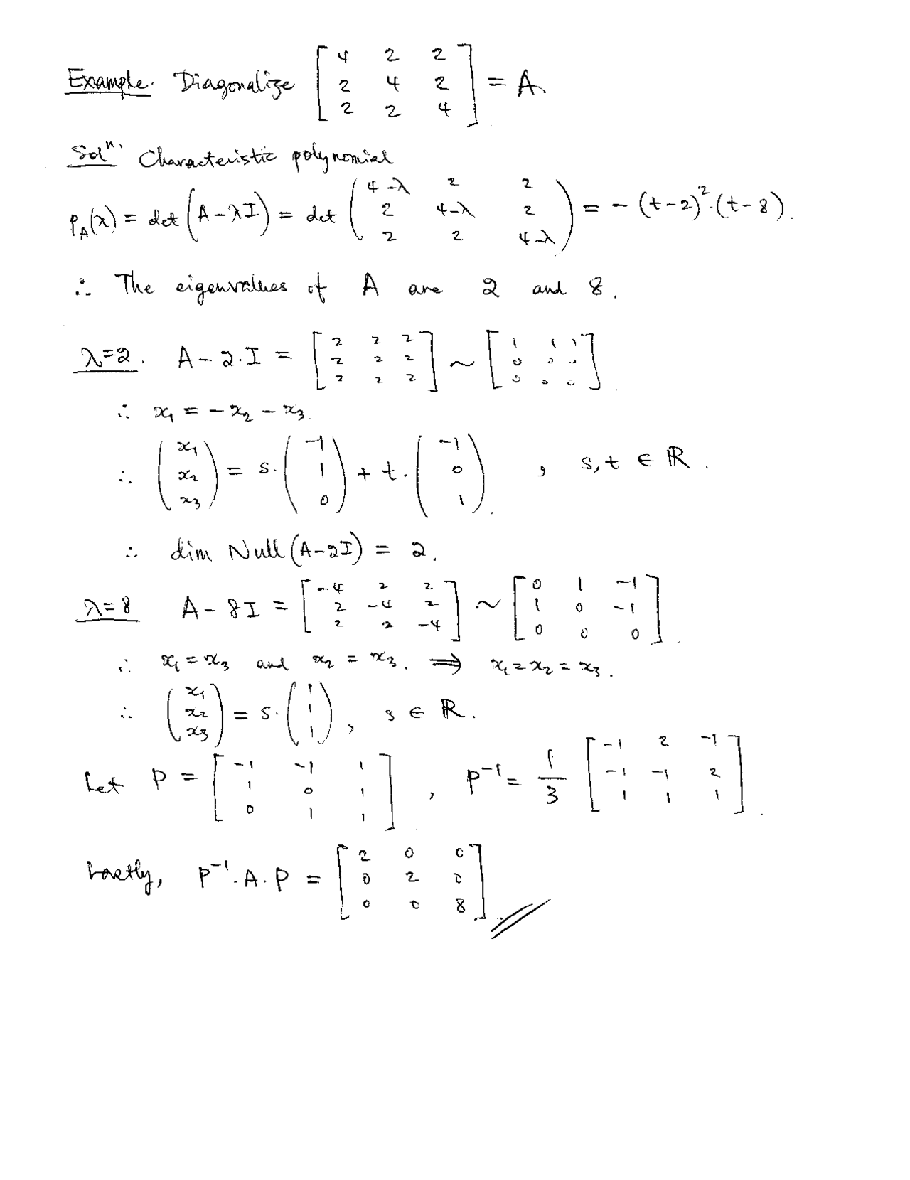 Characteristics of Polynomials - Handwritten Notes | M 340L - Docsity