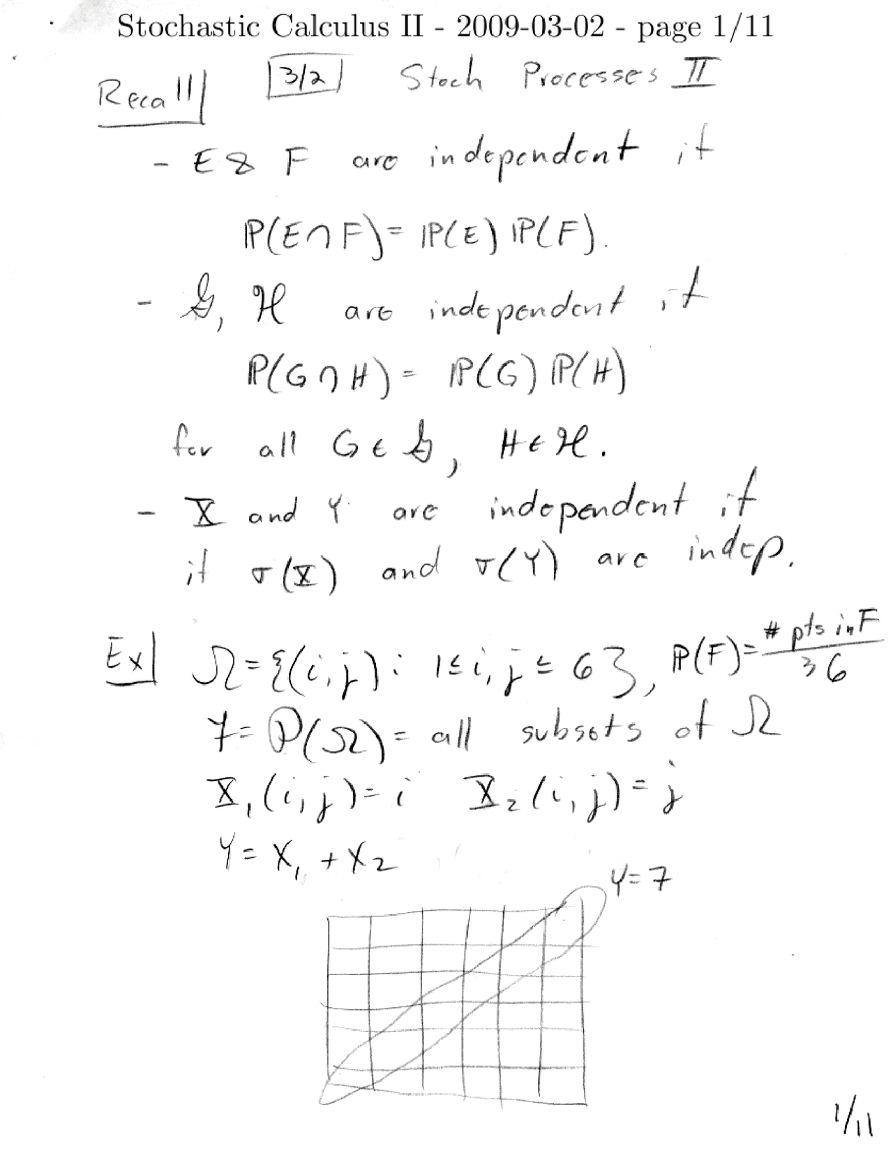 Questions On Generalized Linear Models Of Stochastic Calculus Ii M 375t Docsity
