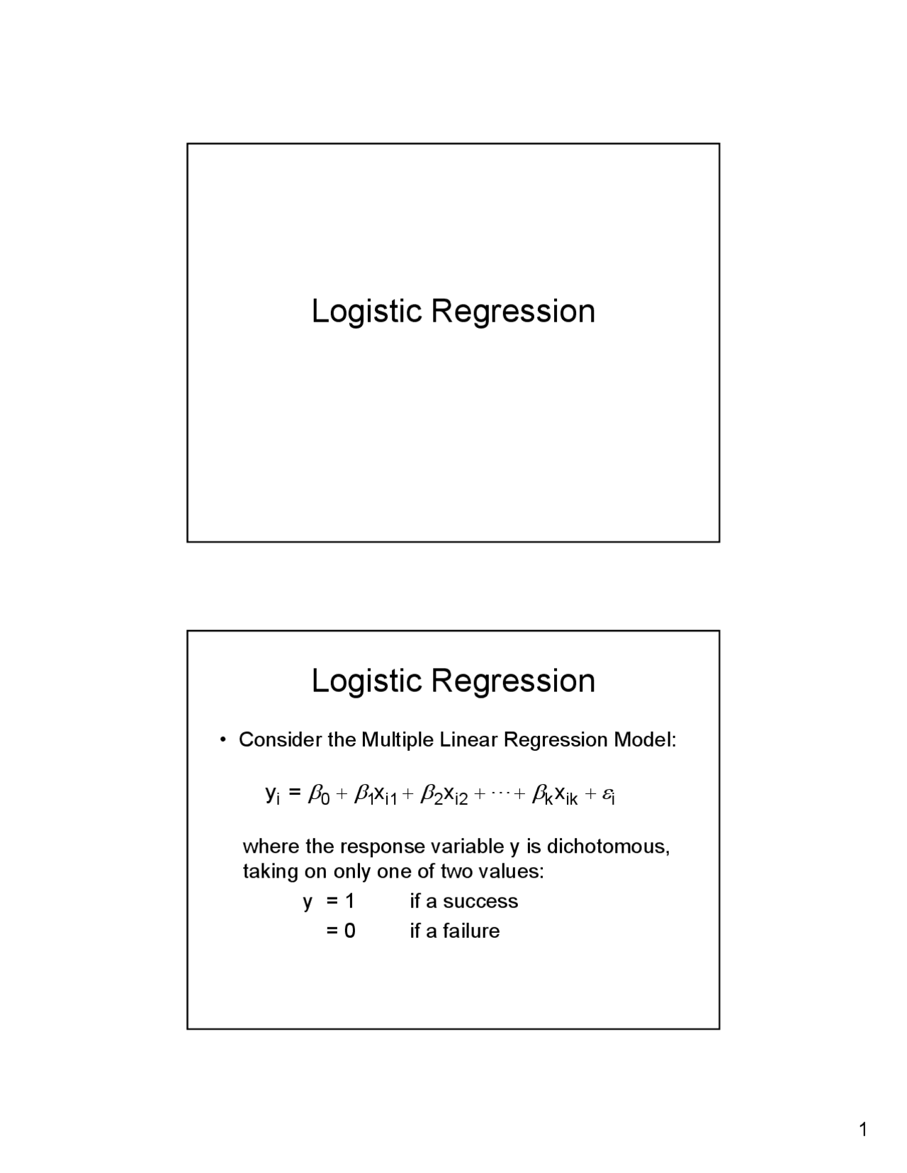 Logistic Regression Lecture Slides Stat 579 Docsity