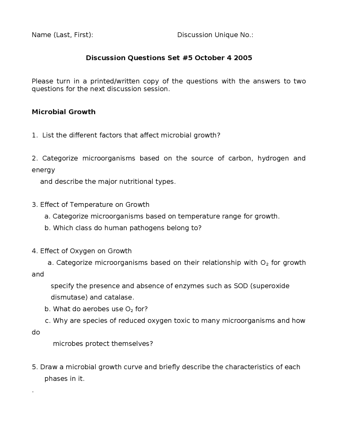 Microbial Growth For General Microbiology Immunity And Host Microbe