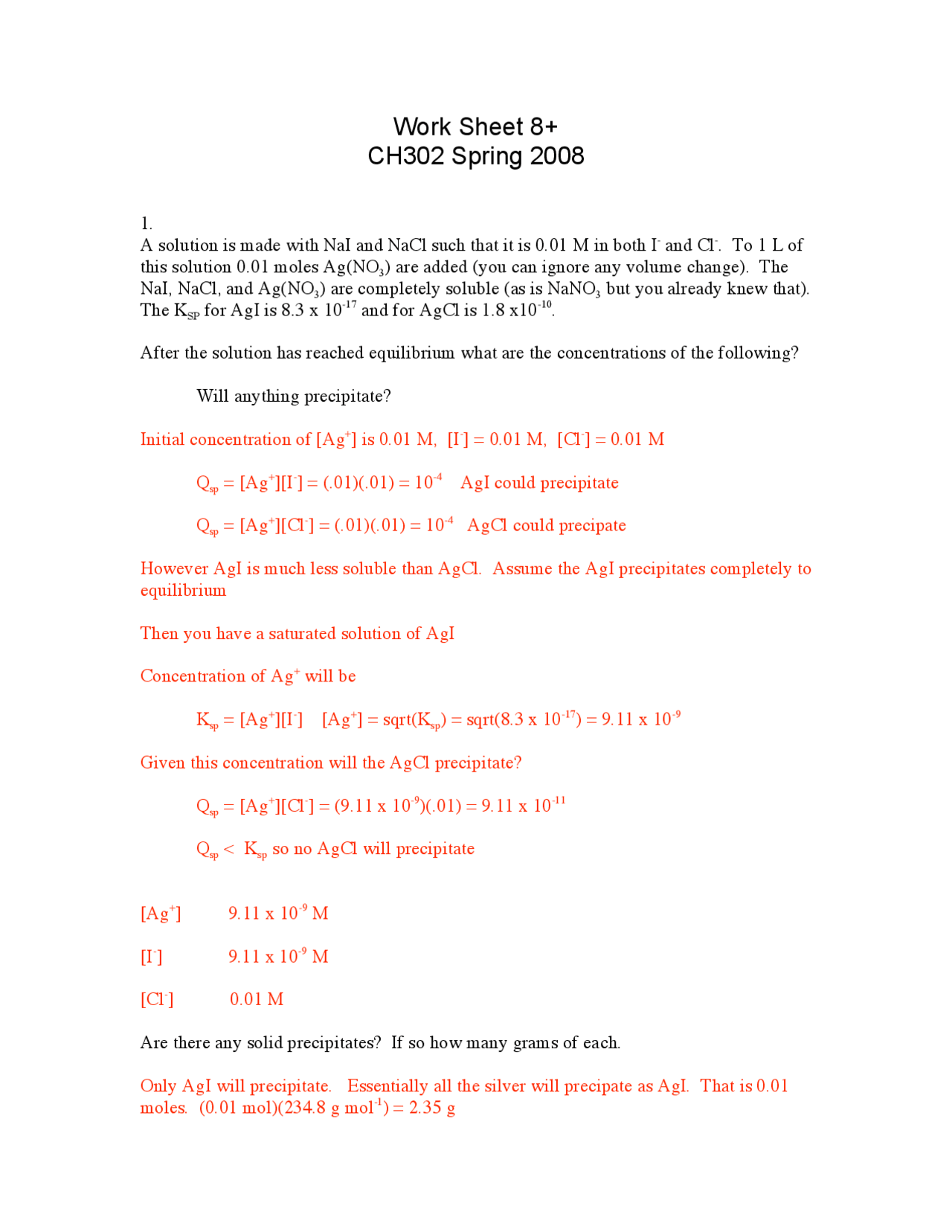 5 Questions With Solution Of Principles Of Chemistry Ll Assignment 8