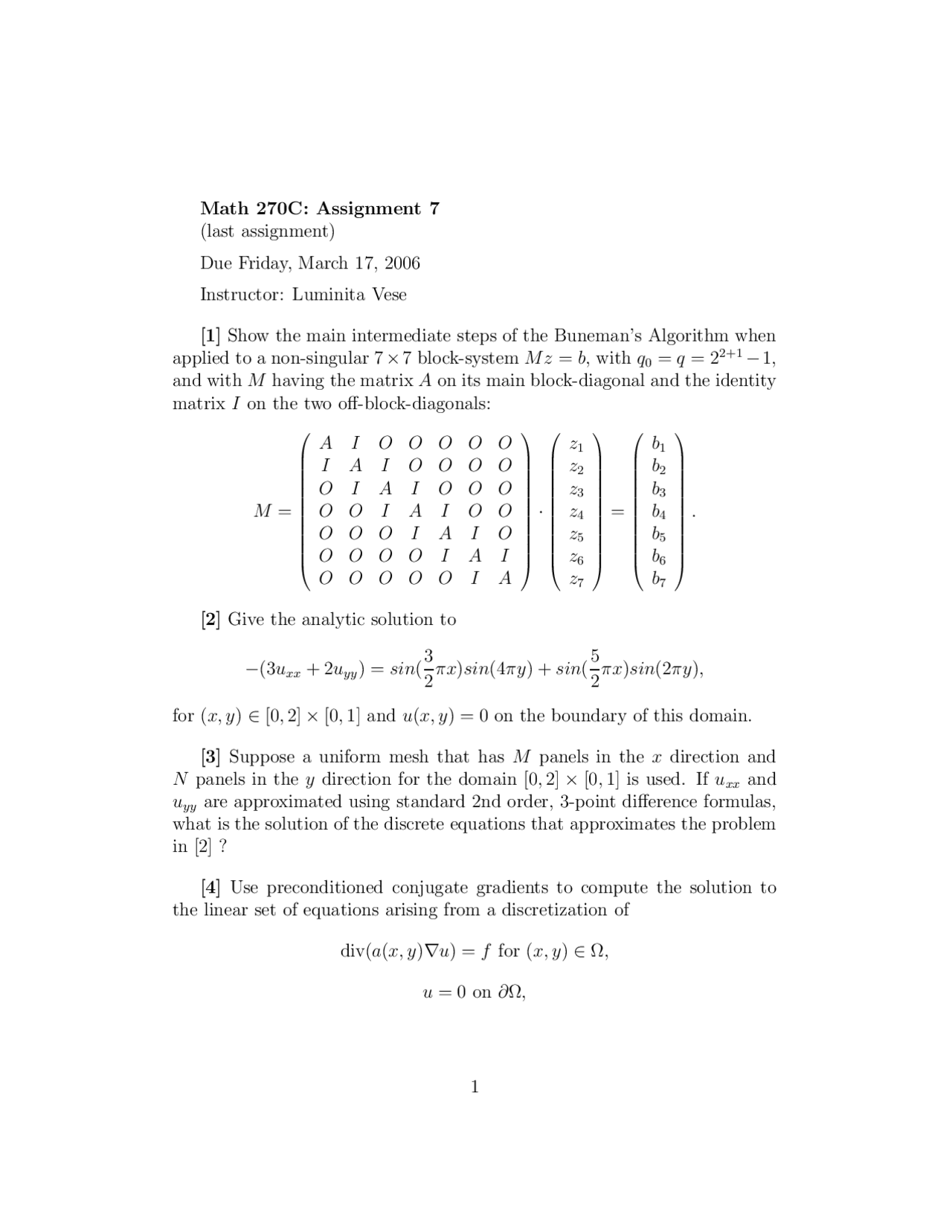 4 Questions On Cryptography Assignment 7 Math 0209a Docsity