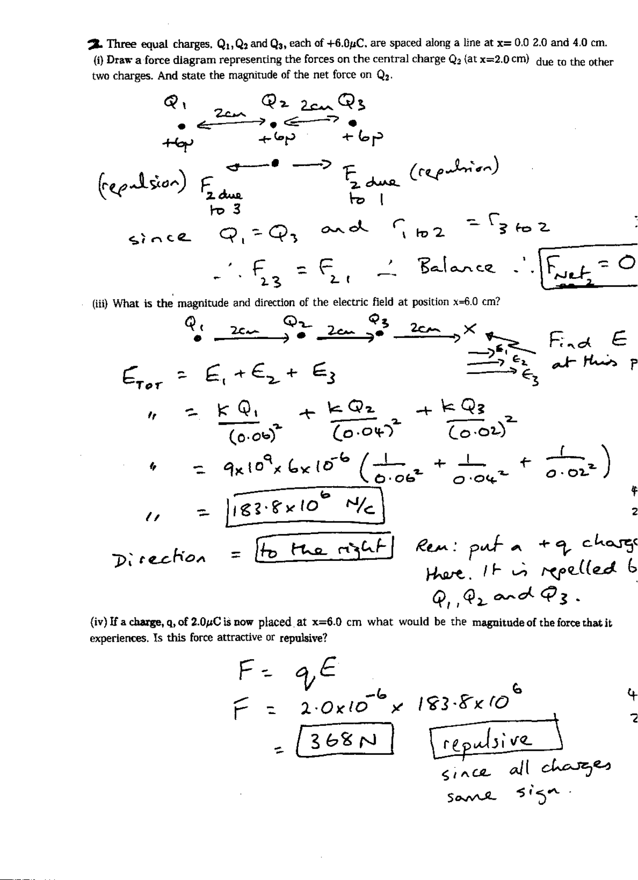 4 Solved Questions Exam General Physics B Phy 2049c Docsity
