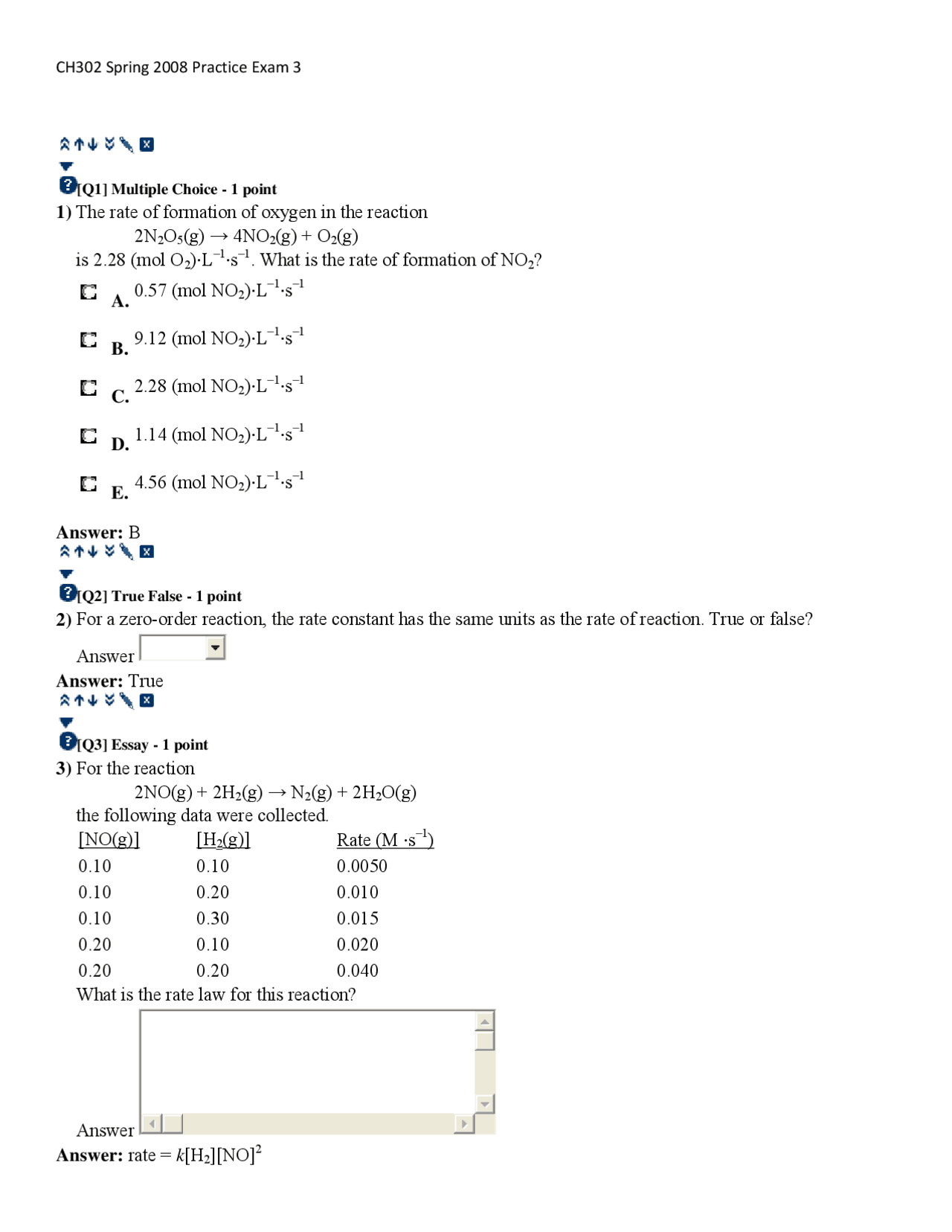 Solved 30 Multiple Choice Questions Of Principles Of Chemistry Ii Ch