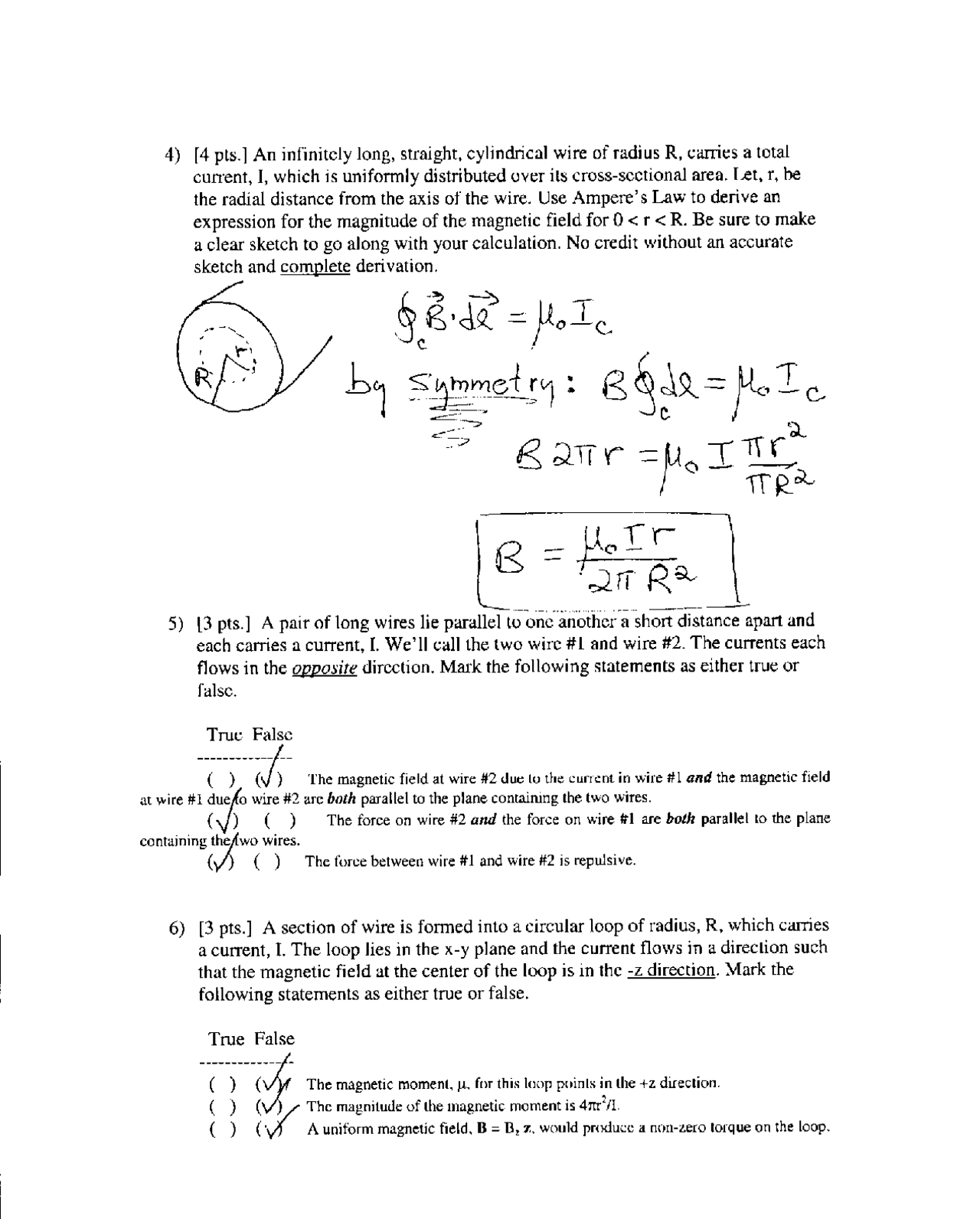 Problem Set Solution General Physics B Phy 2049c Docsity