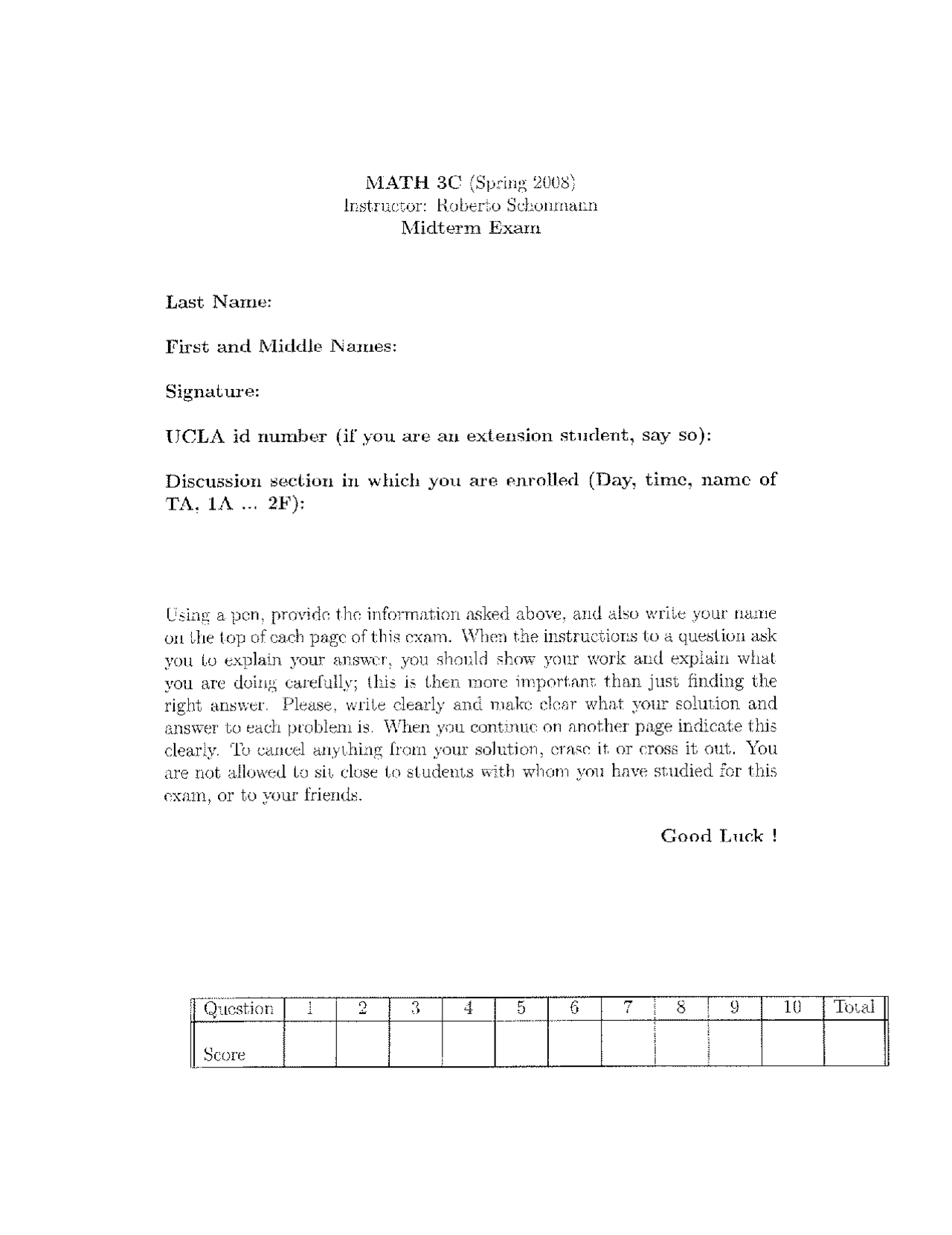 Questions With Solutions For Midterm Exam Cryptography Math 0209a