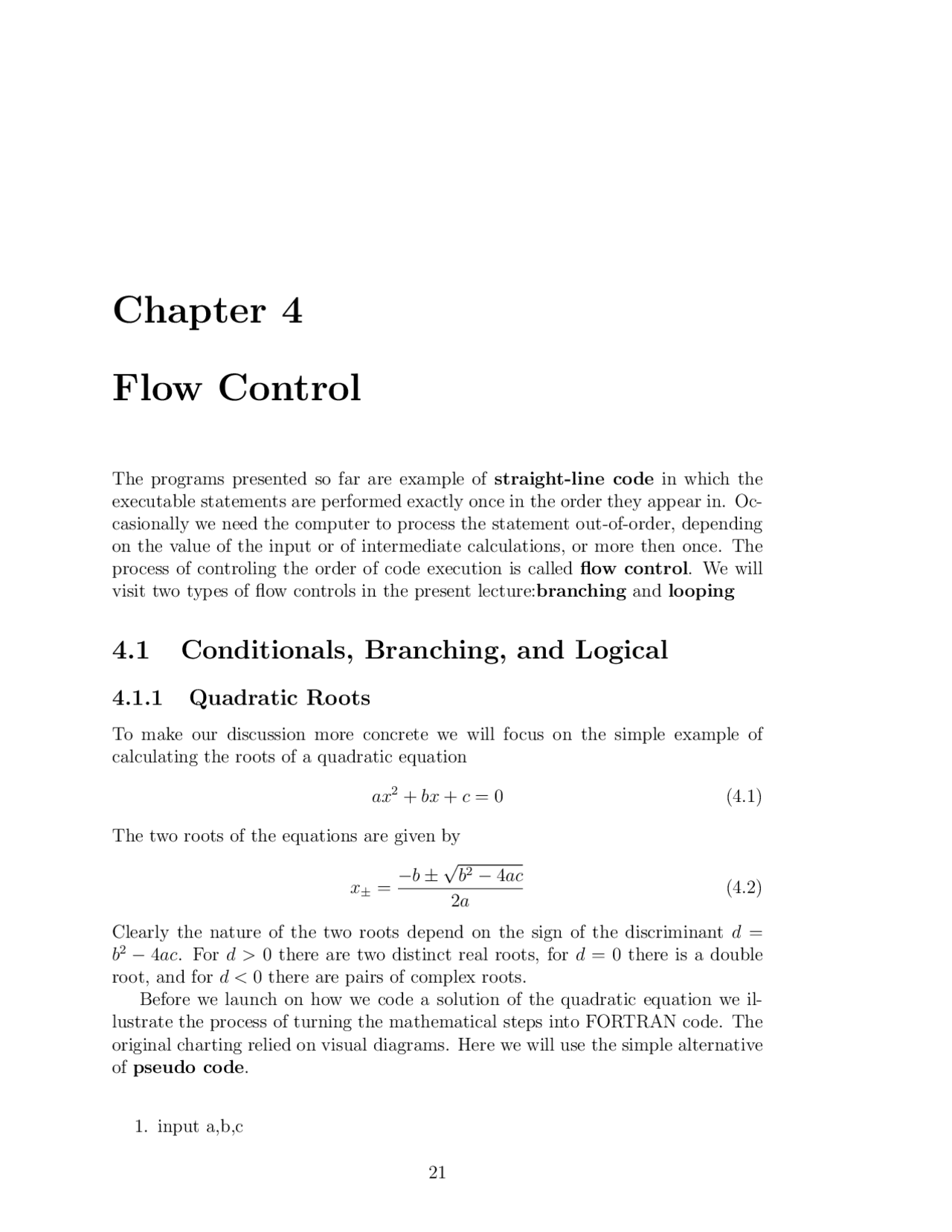 Conditionals Branching And Logical Flow Control Msc 321 Docsity