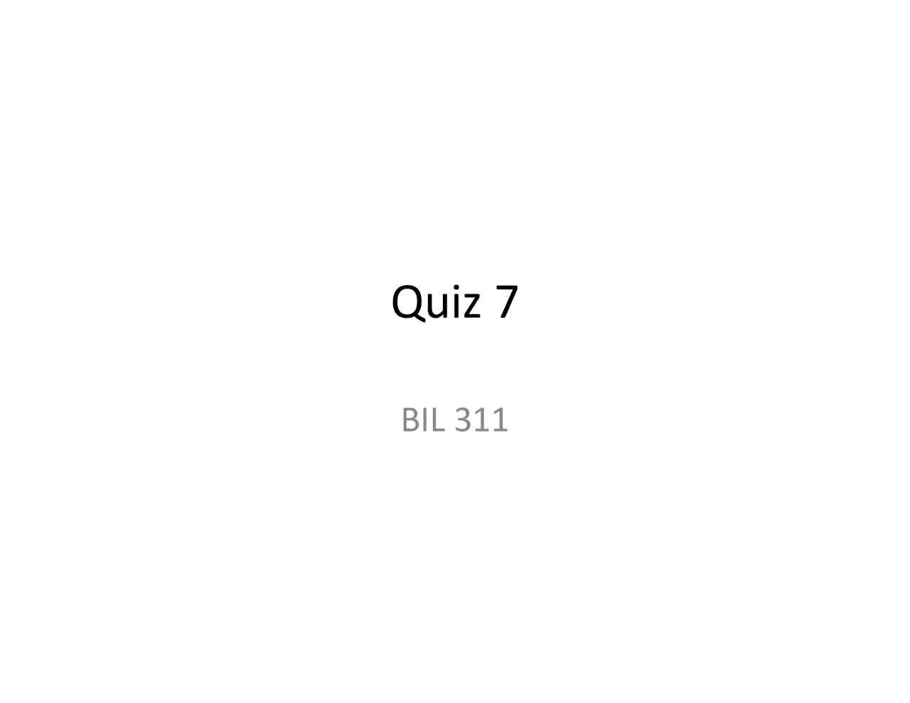 Quiz 7 Mcqs With Answer Biostatistics Bil 311 Docsity
