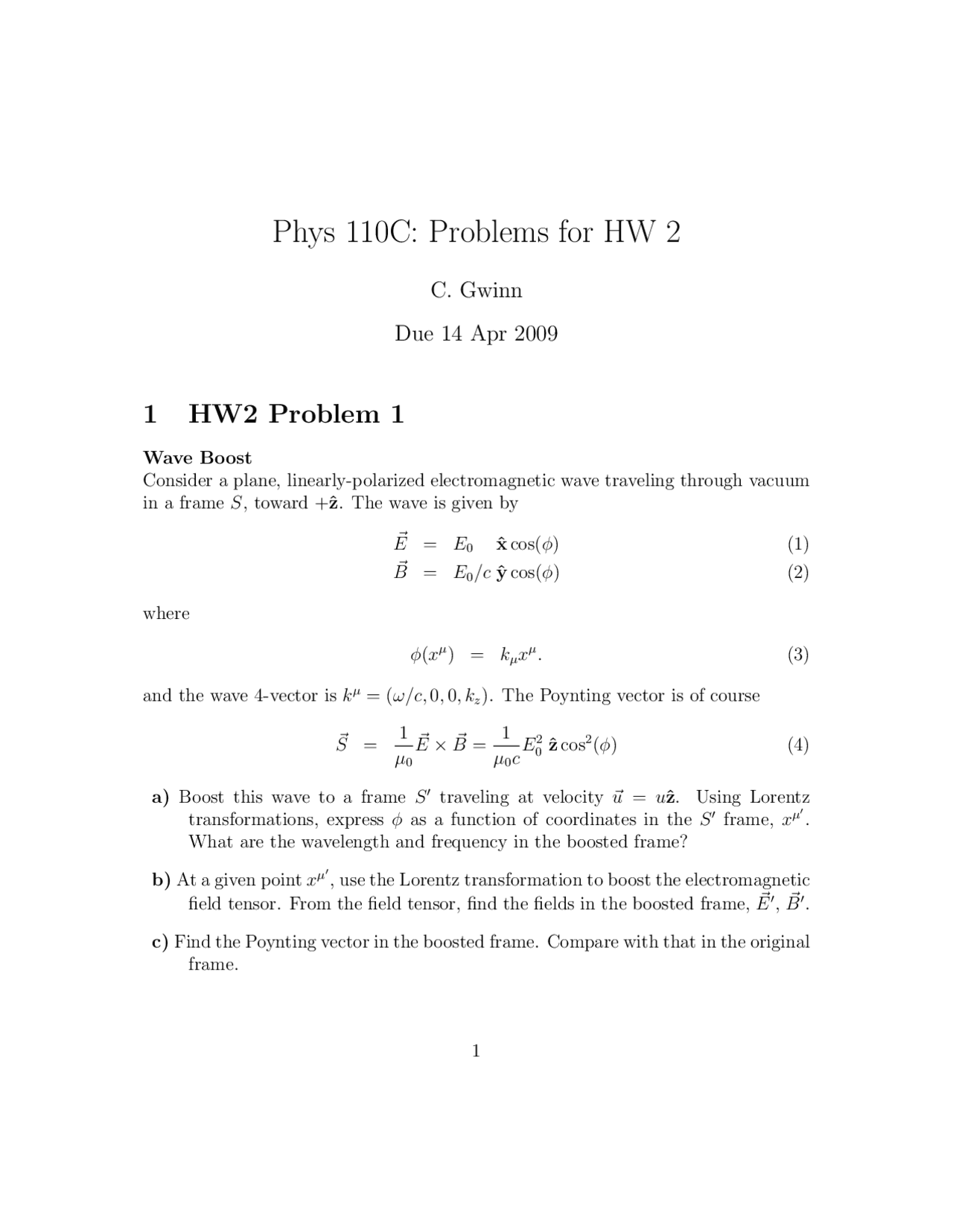 Problems For Homework 2 Principles Of Biochemistry Mcdb 110 Docsity
