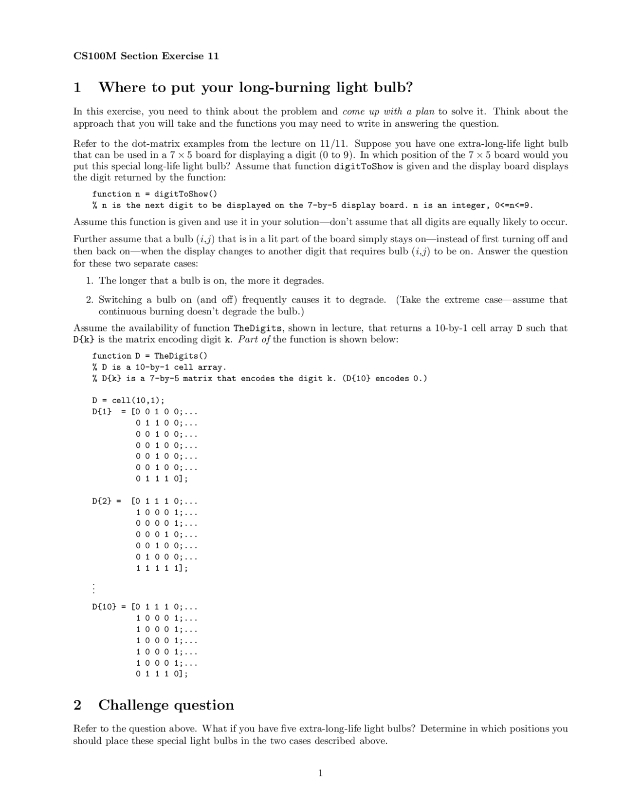 Exercise 11 Introduction To Computing Using Matlab Cs 1112 Docsity 1434