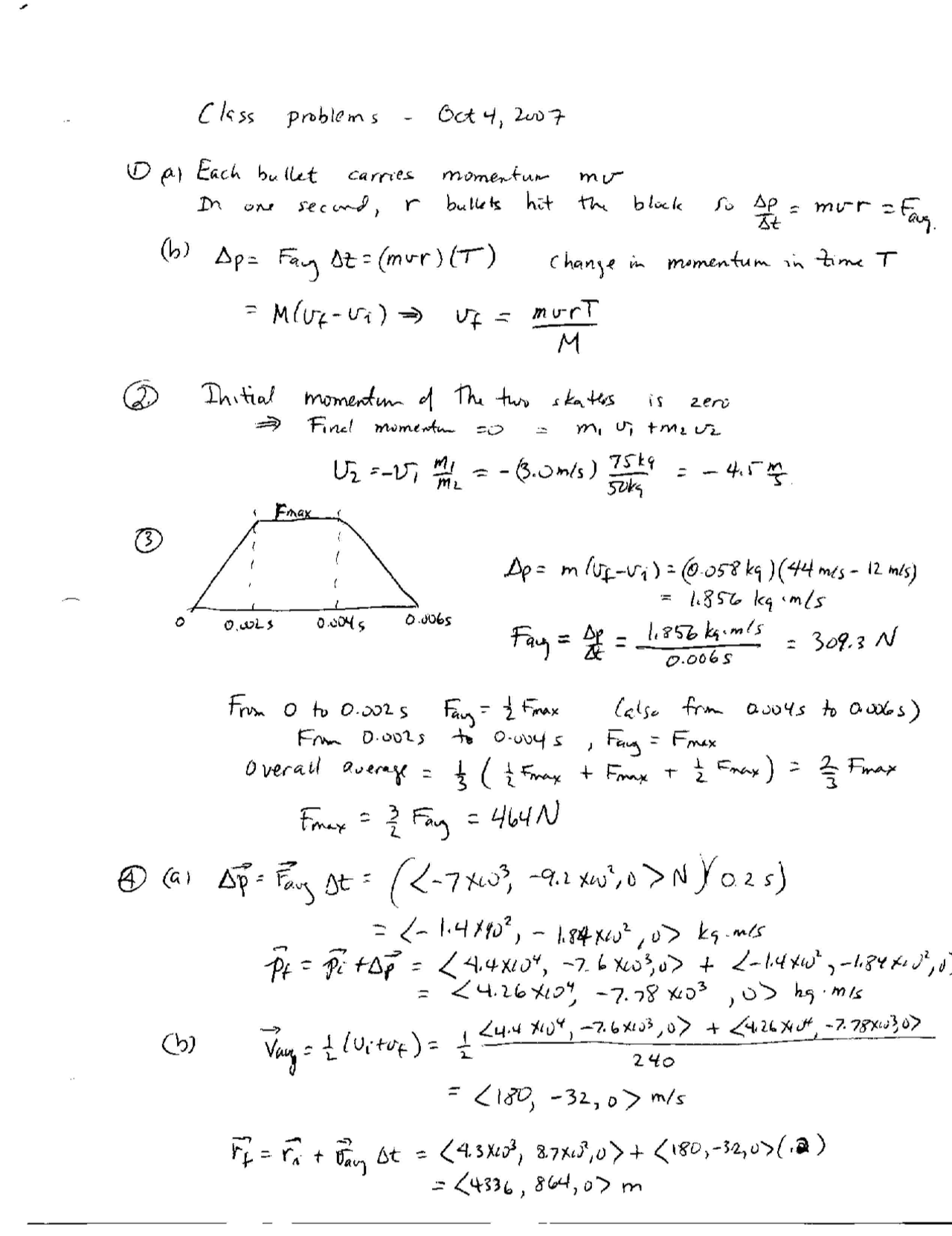 General Physics With Calculus Handout Questions Ph 211 Docsity