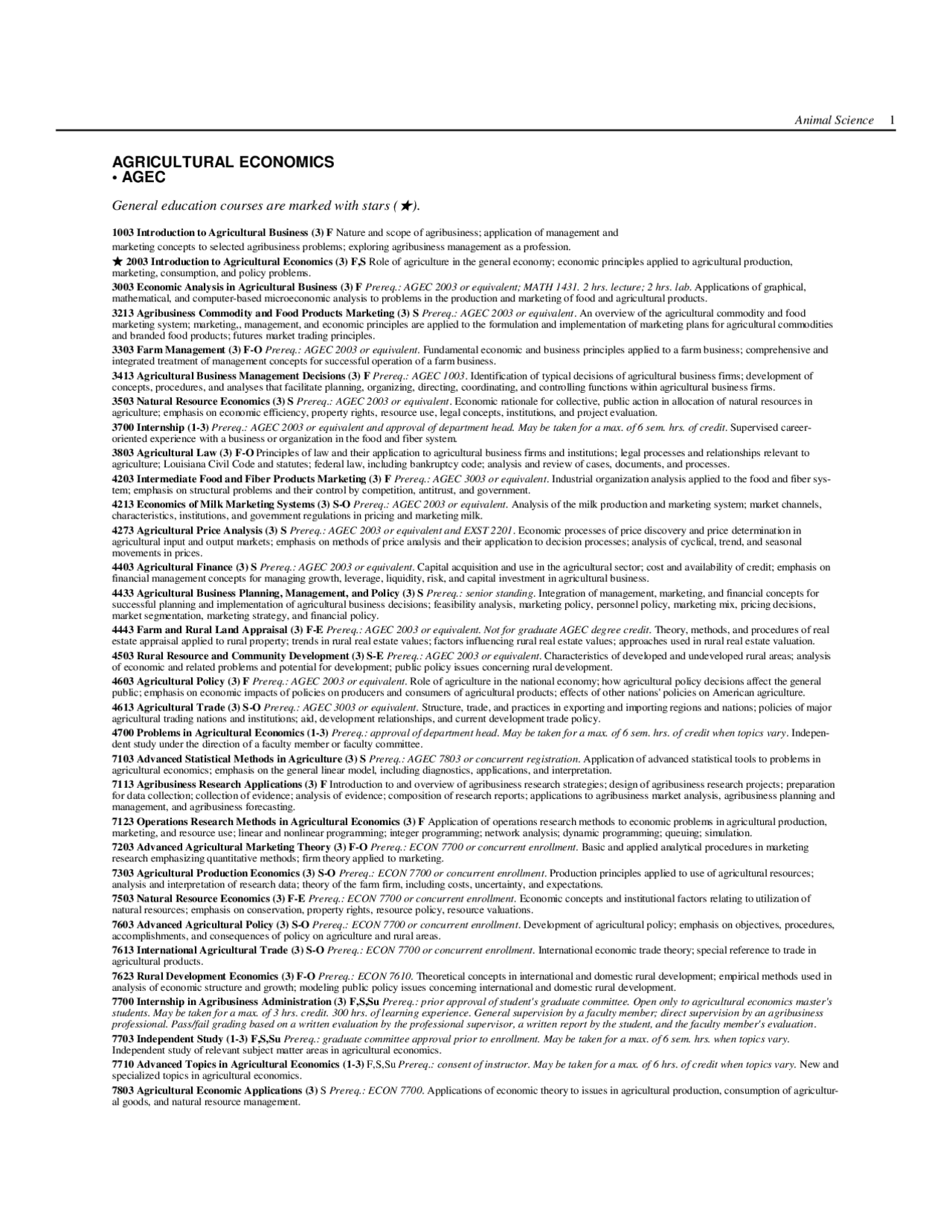 Notes For Lab Exam Introduction To Agricultural Economics Agec 2003