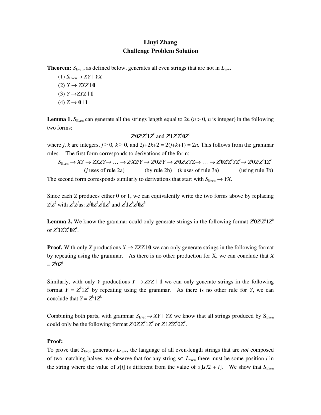 Theory Of Computation Challenge Problem Solution Cs 3102 Docsity 1031