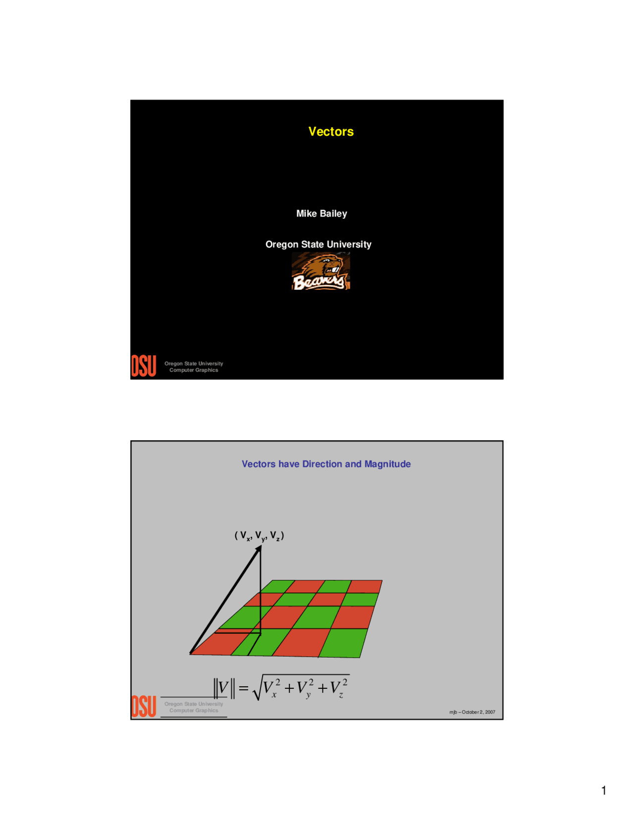 Vectors Dot Product And Physical Interpretation Lecture Slides Cs