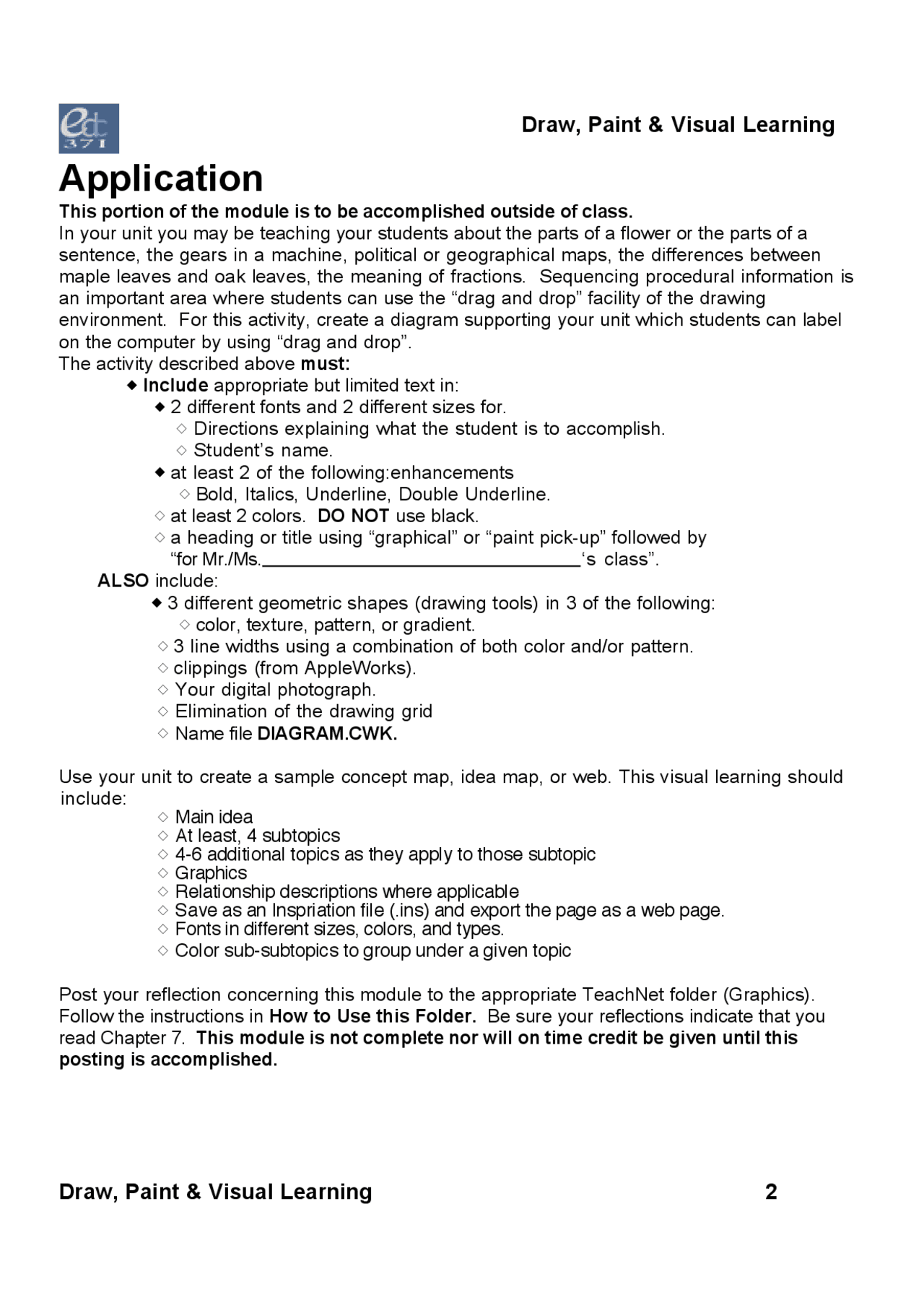 Visual Learning: Creating Labeled Diagrams with 'Draw and Drop' for ...