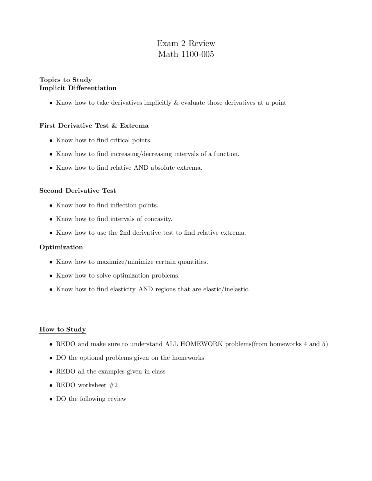 Implicit Differentiation In Quantum Analysis Review Exam 2 Math