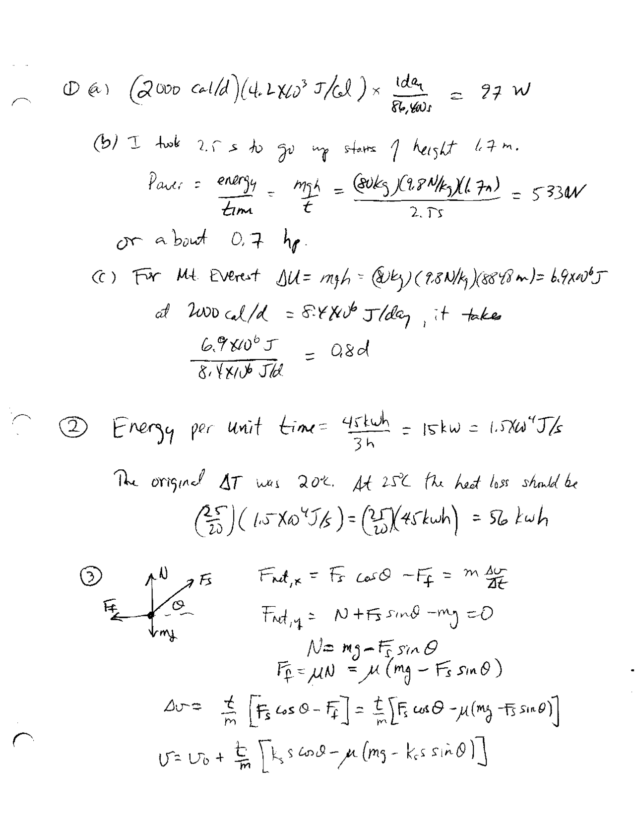 Practice Assignment With Solutions General Physics Ph 201 Docsity