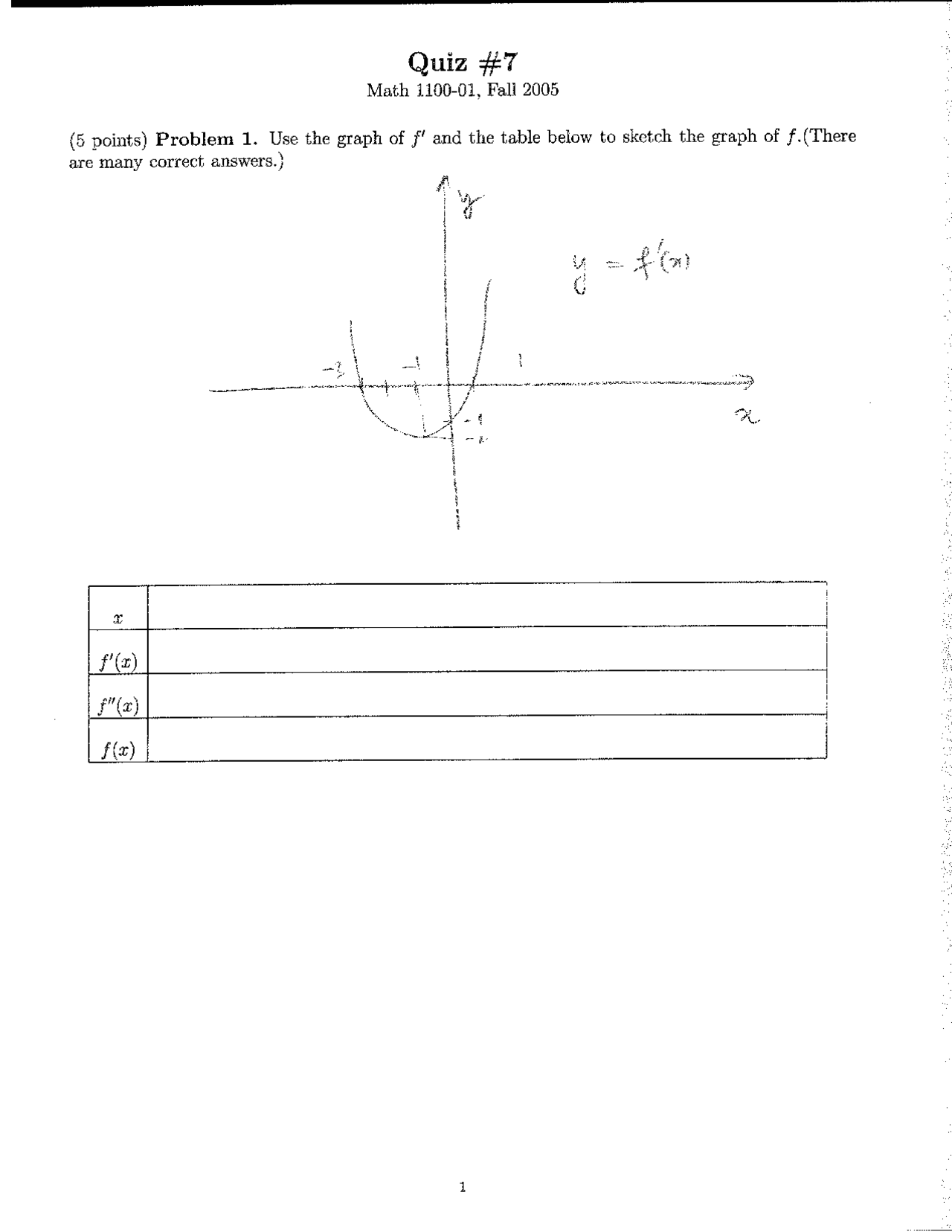 3 Unsolved Problems In Quiz 7 Quantum Analysis Math 1100 Docsity