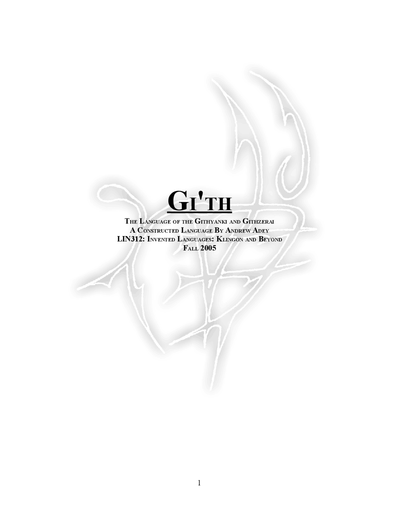 History of the Races and Language - Project | LIN 312 - Docsity