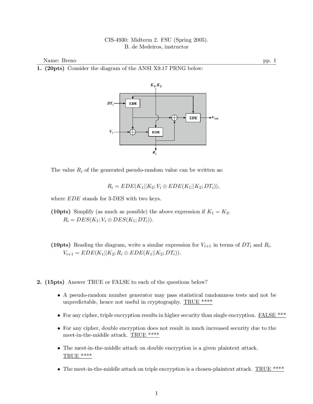Midterm Exam 2 For Python Programming Cis 4930 Docsity
