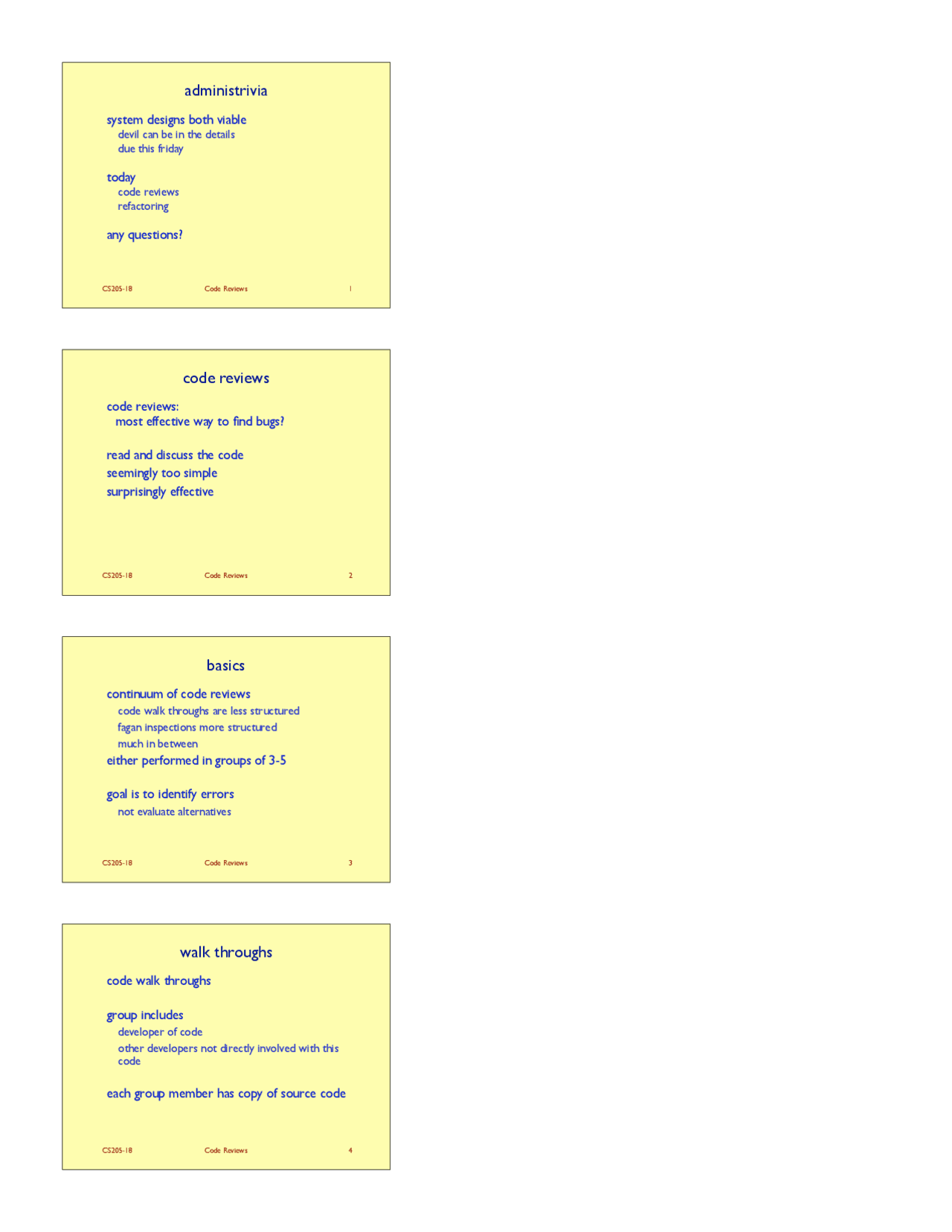 Administrivia System Design Lecture Slides Cs 205 Docsity
