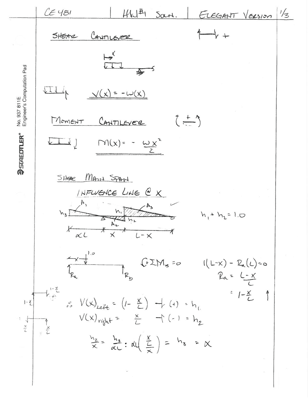 Solutions To Homework 1 For Reinforced Concrete I Ce 481 Docsity