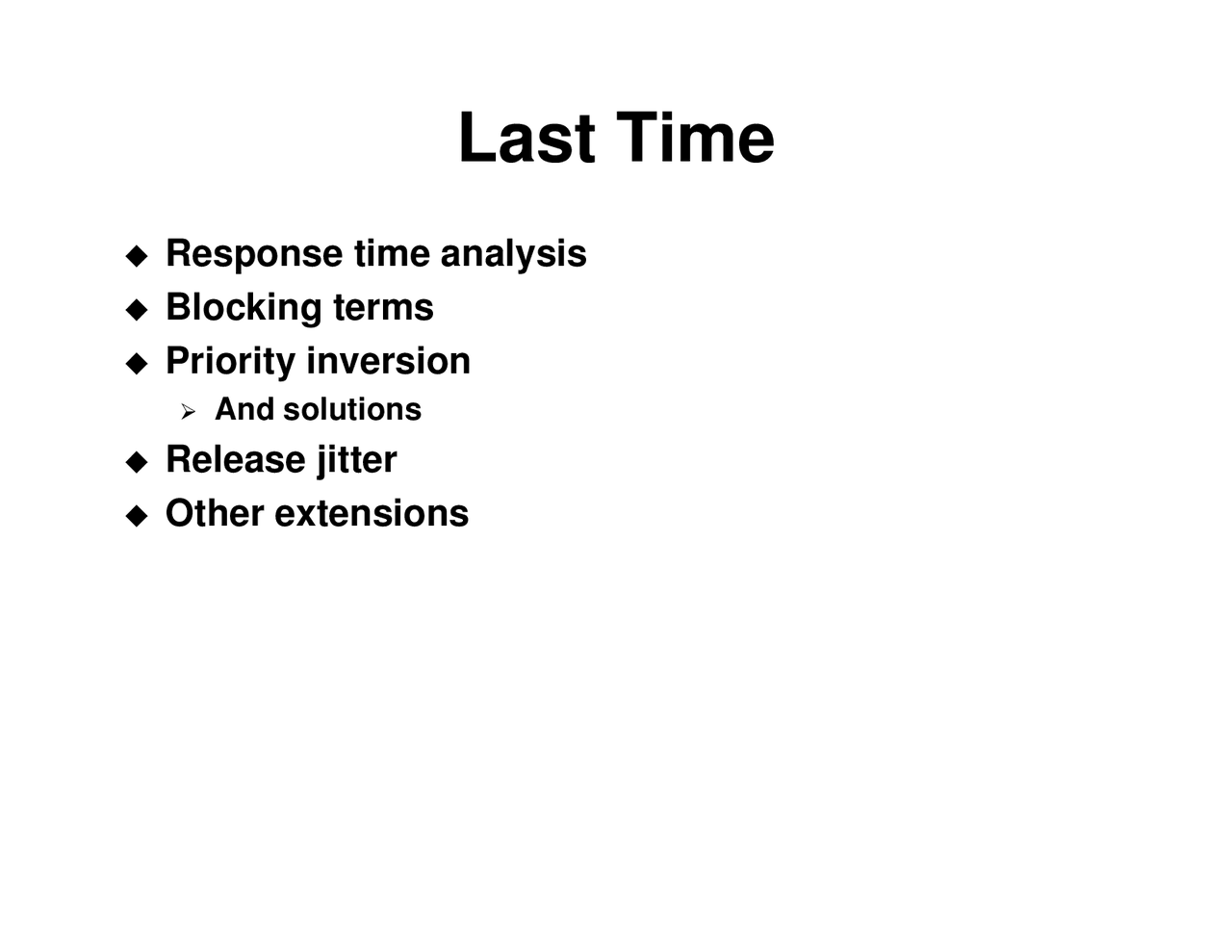 Timing Analysis Advanced Embedded Systems Cs 5785 Docsity