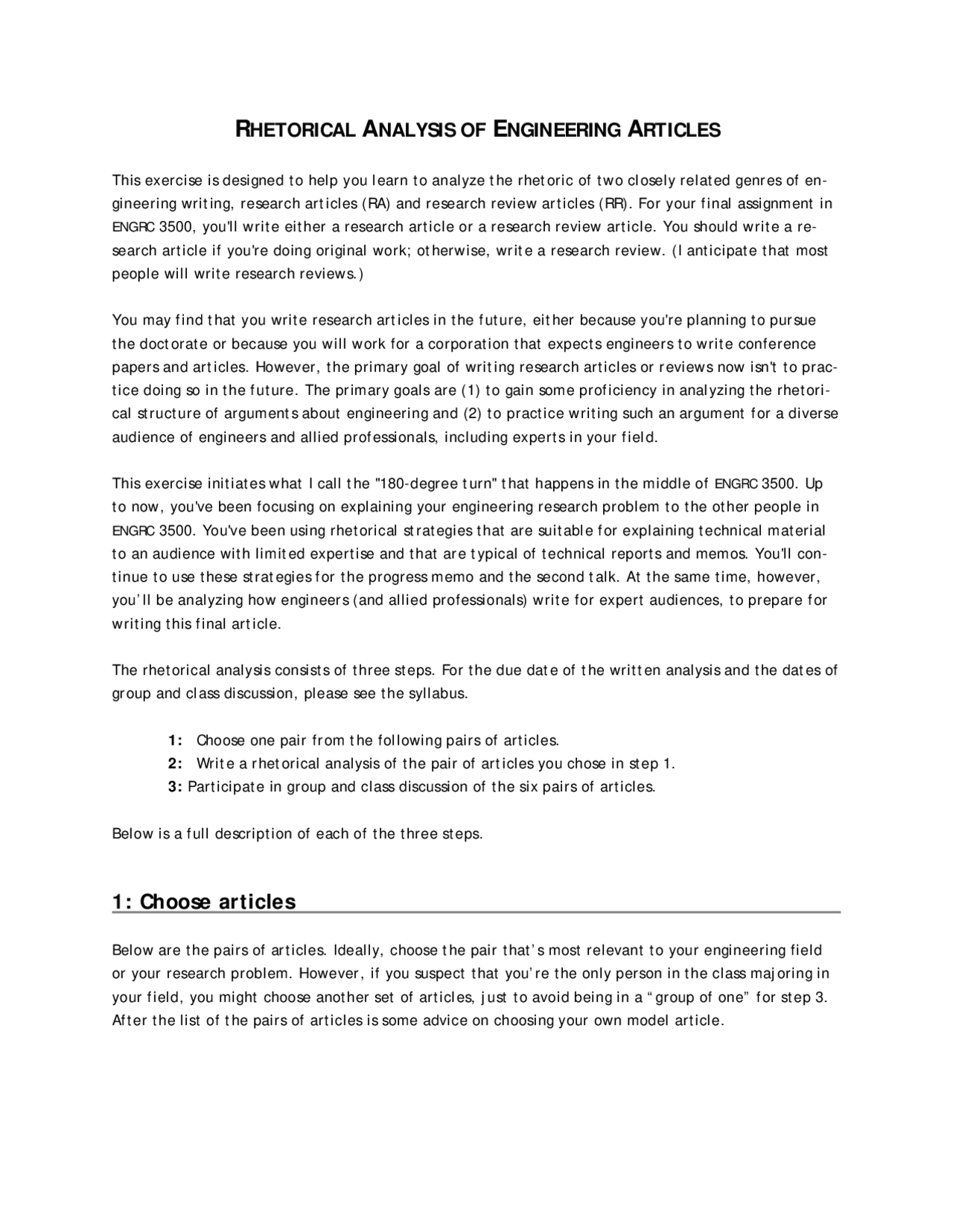 Rhetorical Analysis Of Engineering Articles Engineering