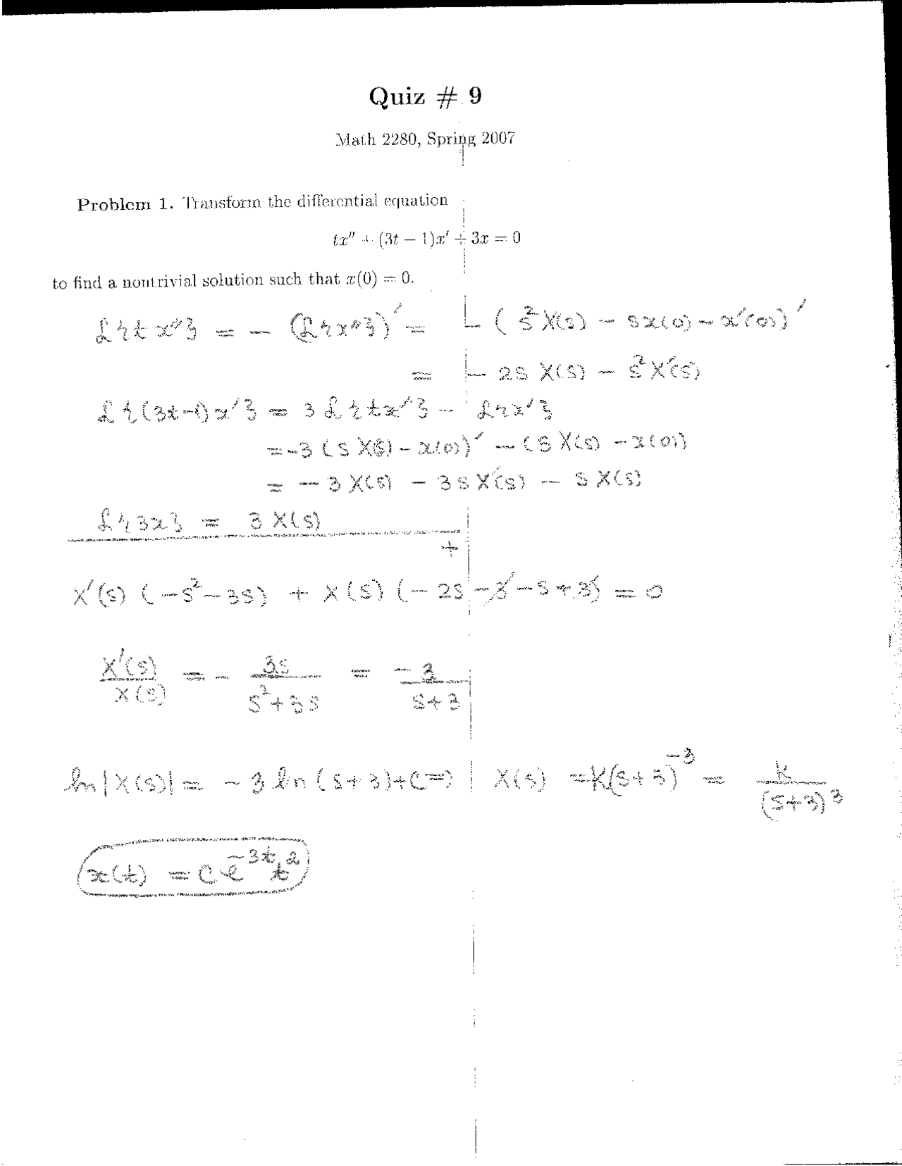 4 Solved Problems On Fourier Series Functions Quiz Math 2280 Docsity