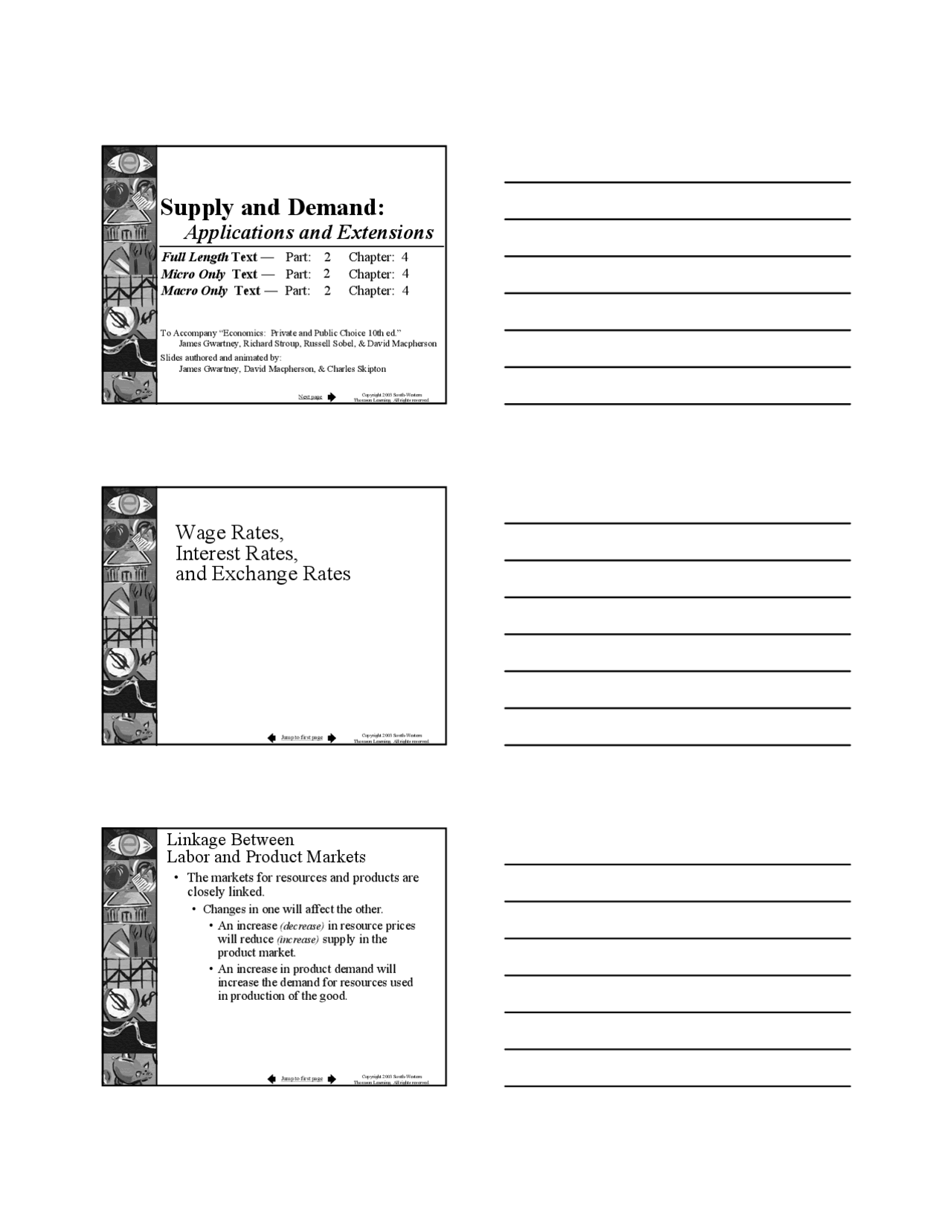 Applications And Extensions Principles Of Microeconomics Handout