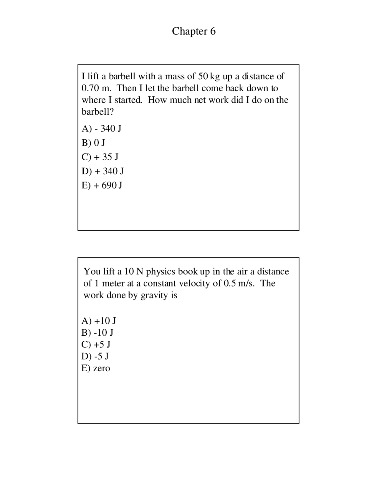 Multiple Choice Questions Of General Physics For Life Science Notes