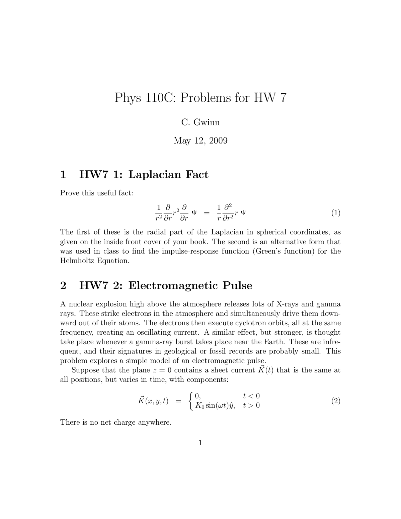 Problems For Homework 7 Principles Of Biochemistry Mcdb 110 Docsity