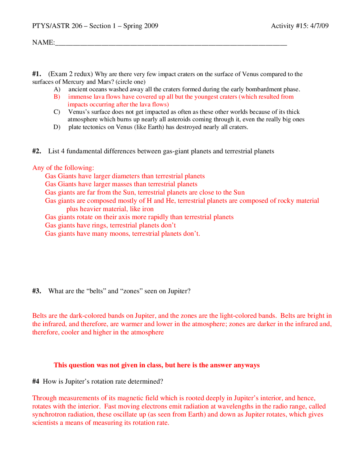 Assignment 15 With Solutions Our Golden Age Of Planetary Exploration