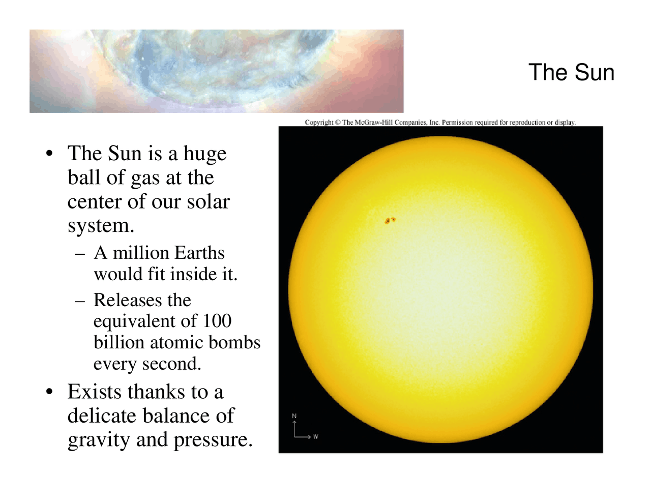 The Sun Descriptive Astronomy Lecture Slides Ph 104 Docsity