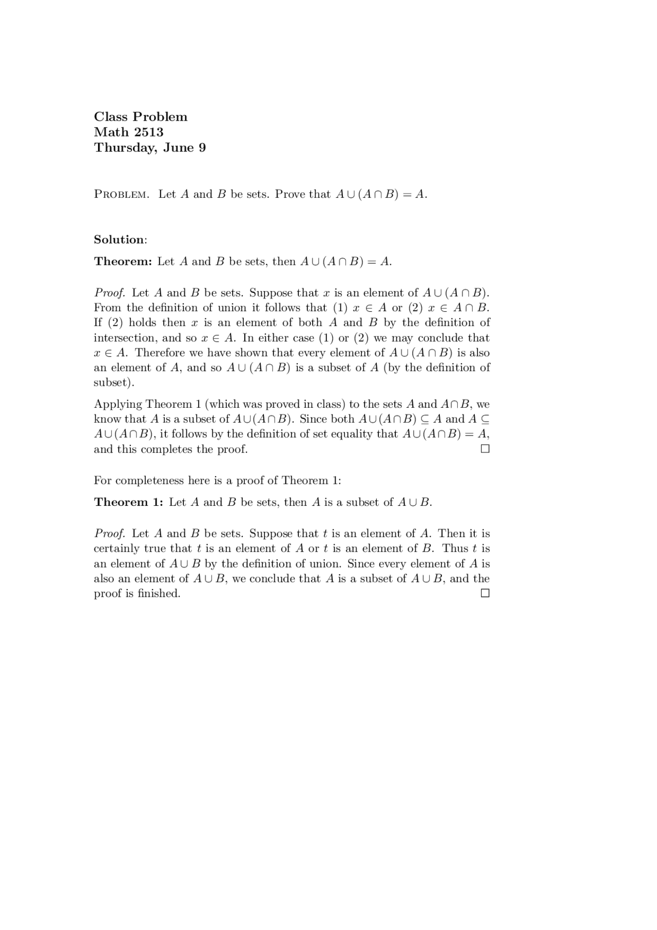 Problems For Assignment 1 Discrete Mathematical Structures Math