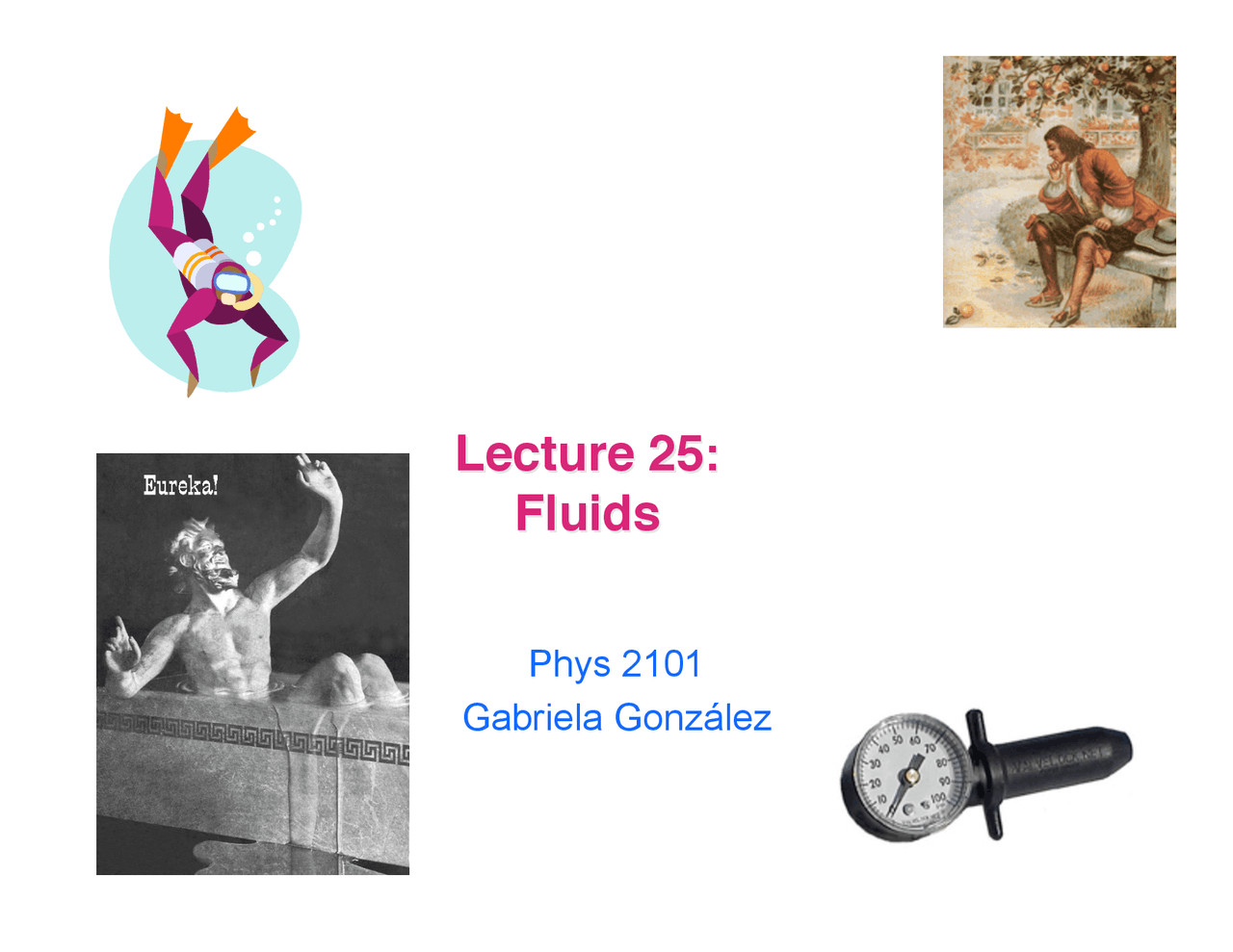 Lecture Slides On Fluids Density And Pressure Phys 2101 Docsity