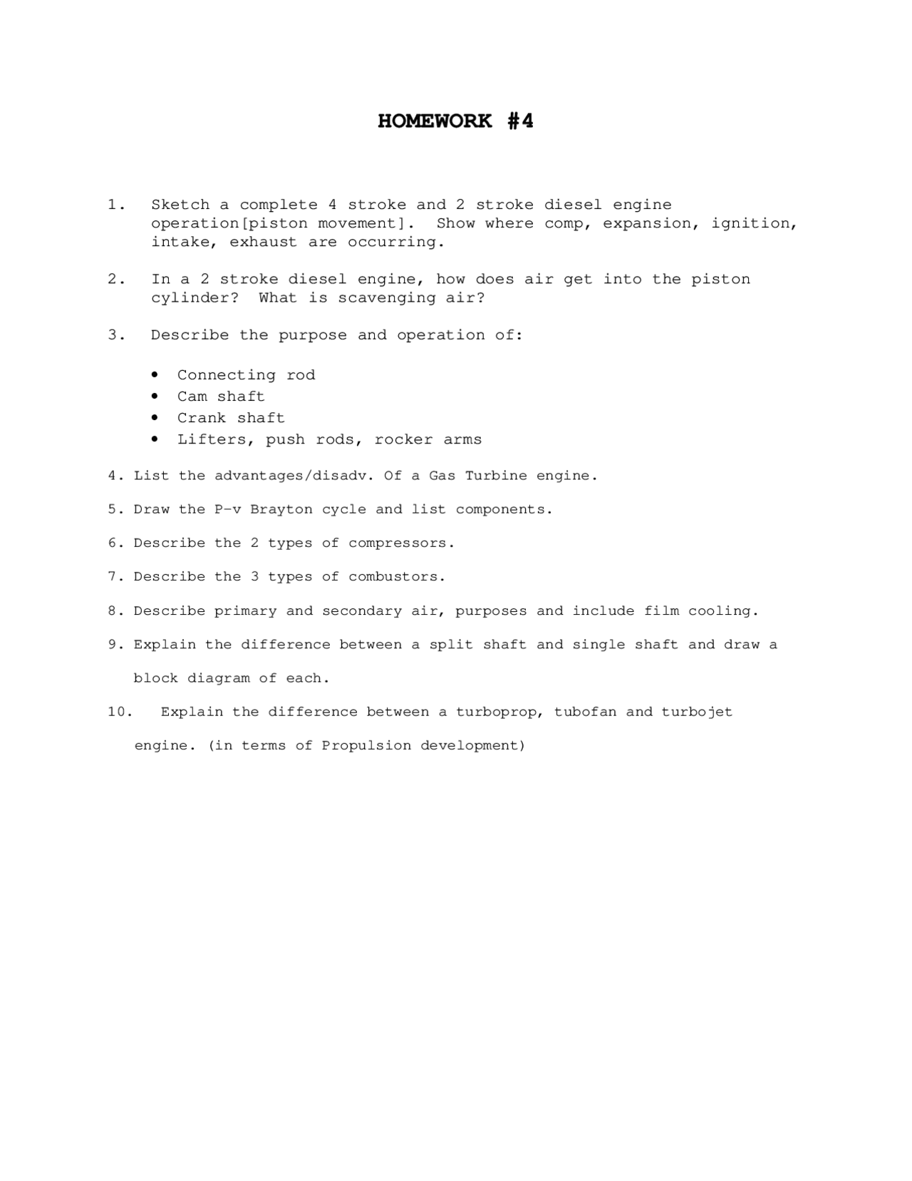 Homework 4 Questions for Naval Engineering | NAVA 102 | Assignments ...