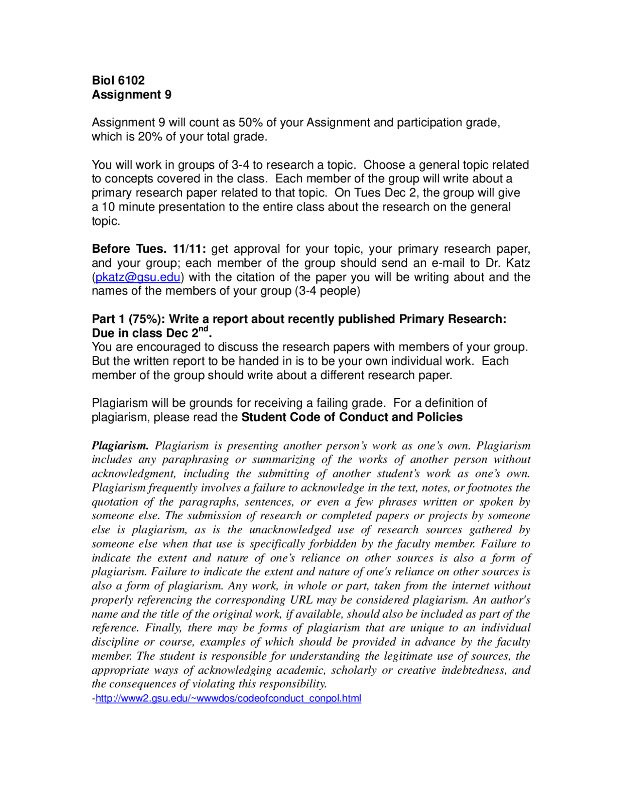 Practice Assignment 9 For Neurobiology Biol 6102 Docsity