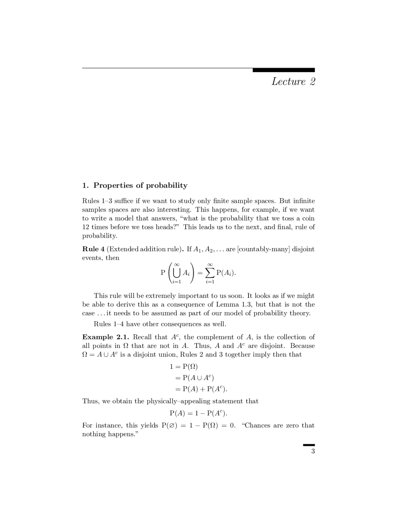 Properties of Probability and Solved Examples - Introduction to ...