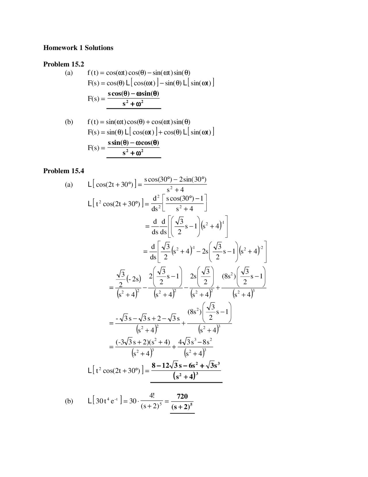 Homework 1 With Solutions Electrical Fundamentals Iii Engr 203