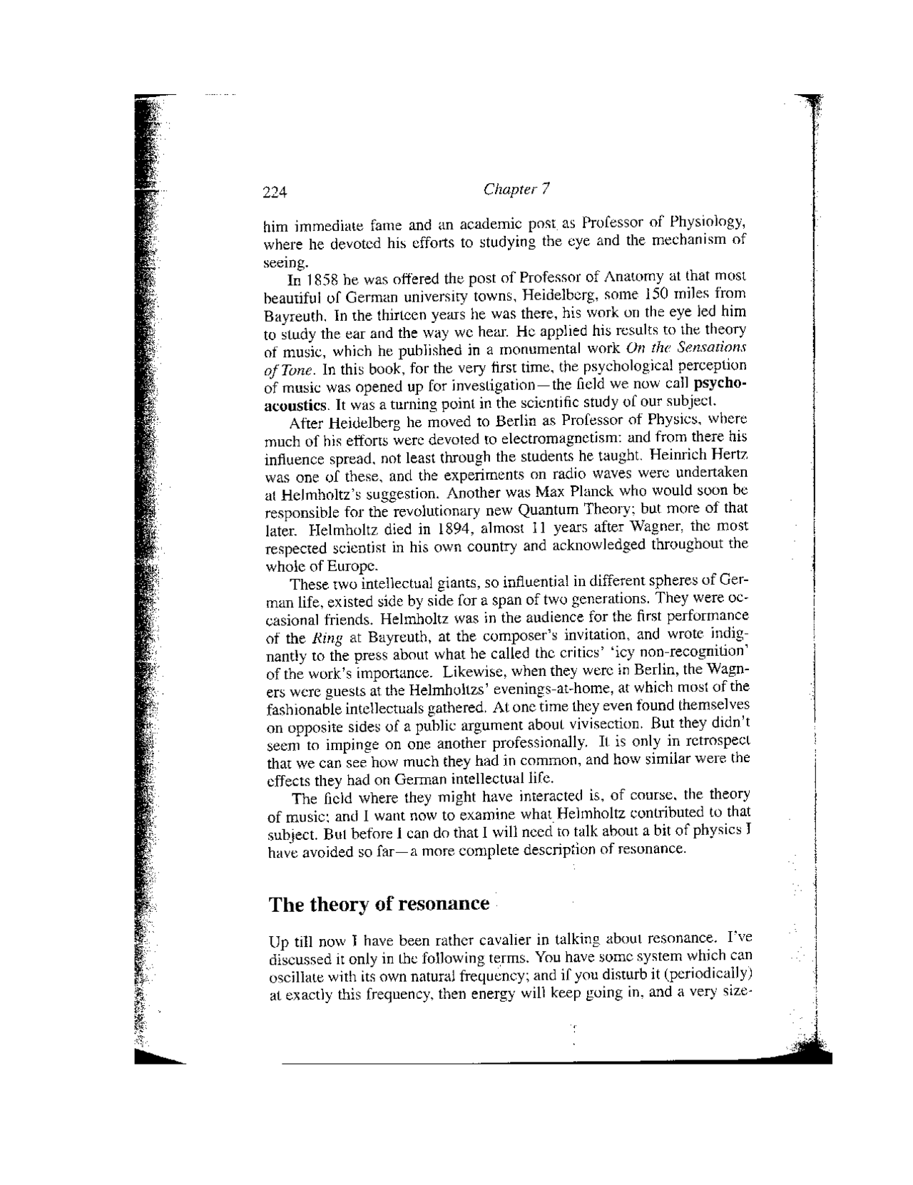 The Theory Of Resonance Categories And Concepts Psy 341k Docsity