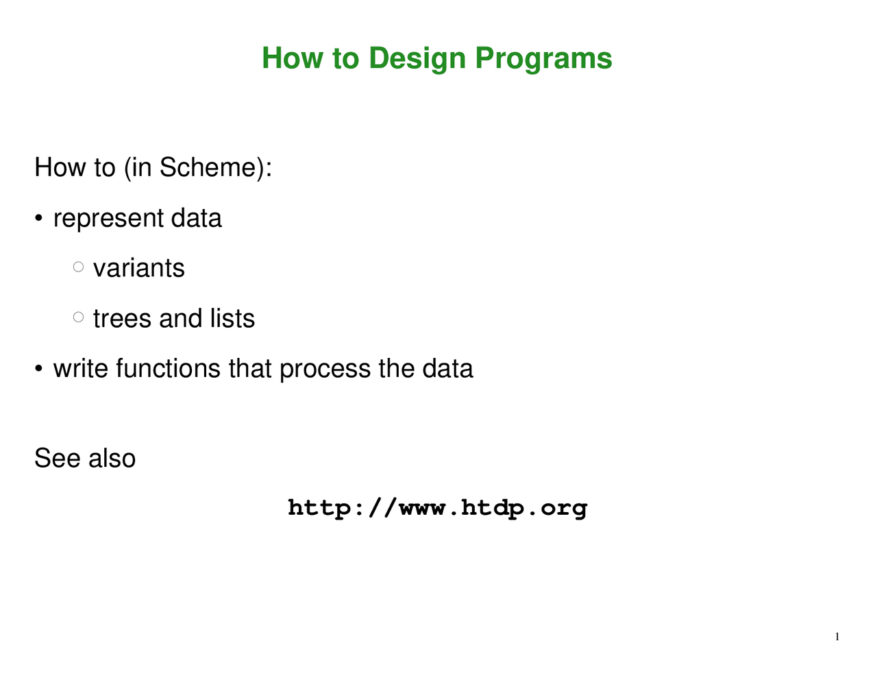 How To Design A Program Exam Review Cs 5510 Docsity