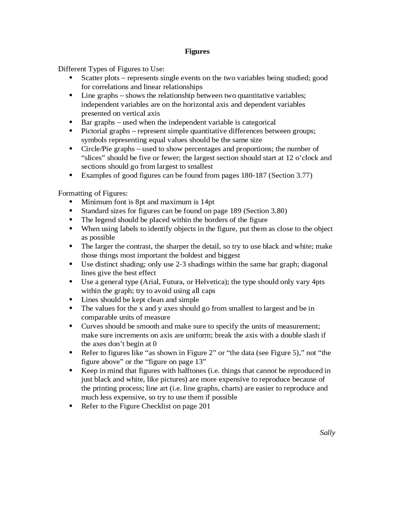 Different Types of Figures to Use - Honors Research II | PSY 379H - Docsity