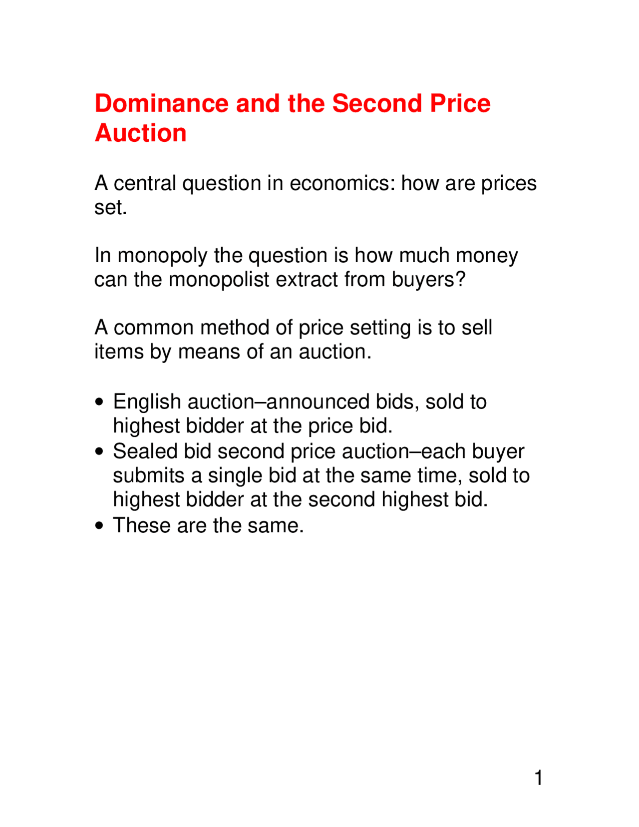 Understanding Second Price Auctions: Dominance and Utility | Study ...
