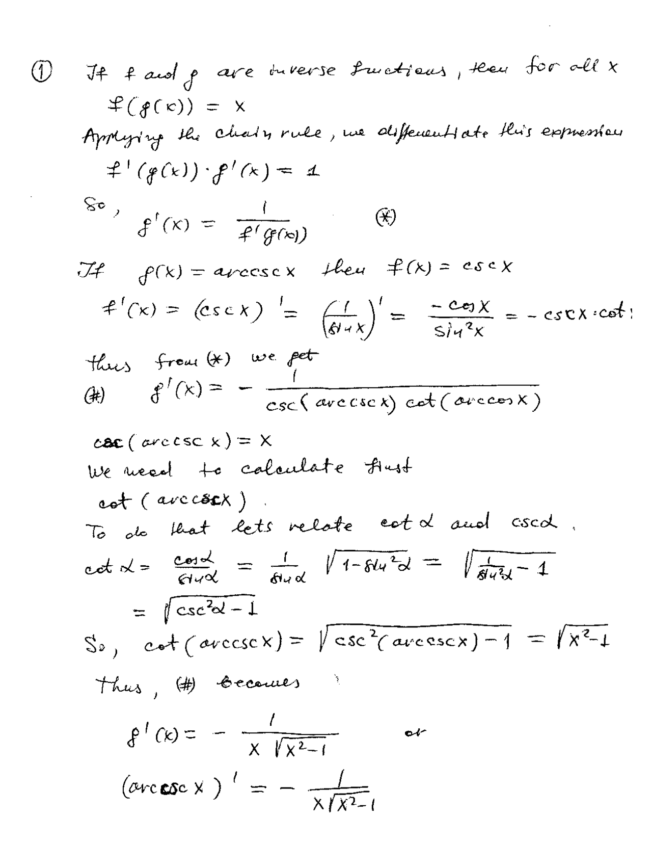 4 Solved Problems on Transverse Functions - Homework | M 408C - Docsity