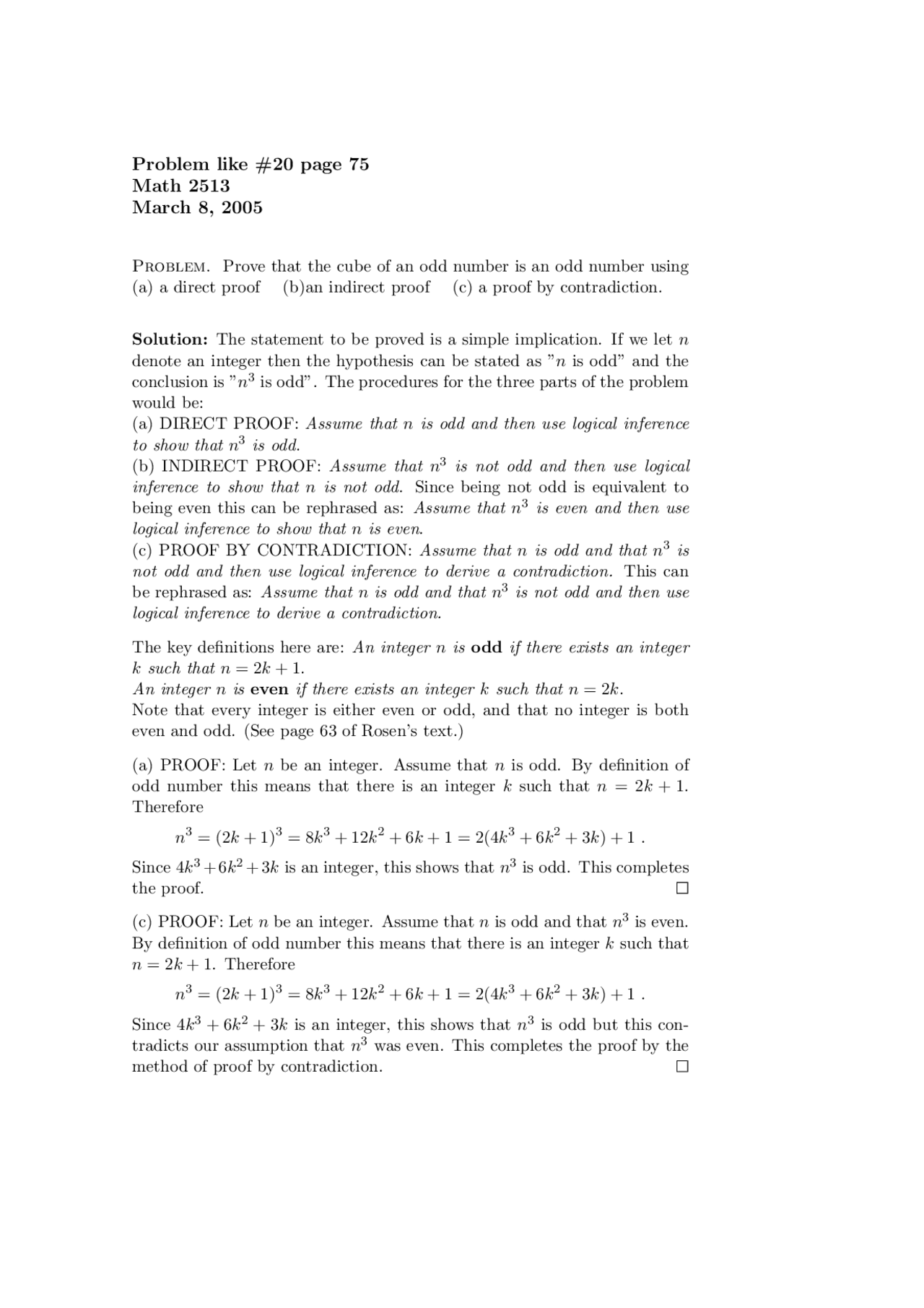 Problems On Discrete Mathematical Structures Practice Assignment 6
