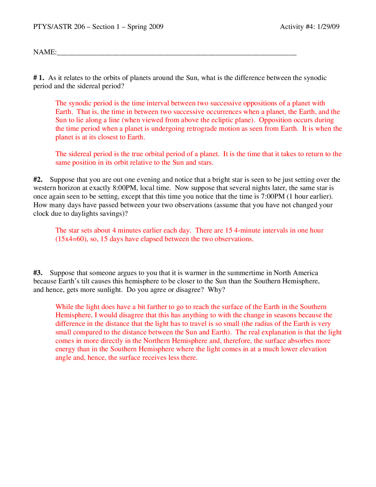 Our Golden Age Of Planetary Exploration Assignment 4 Solutions Astr