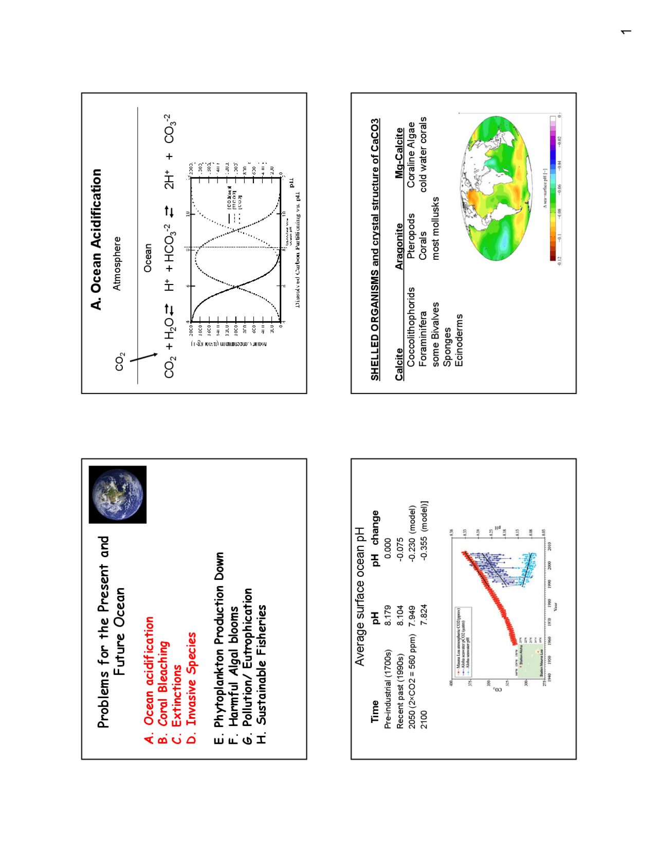Ocean Acidification Lecture Slides Thtr 2 Docsity