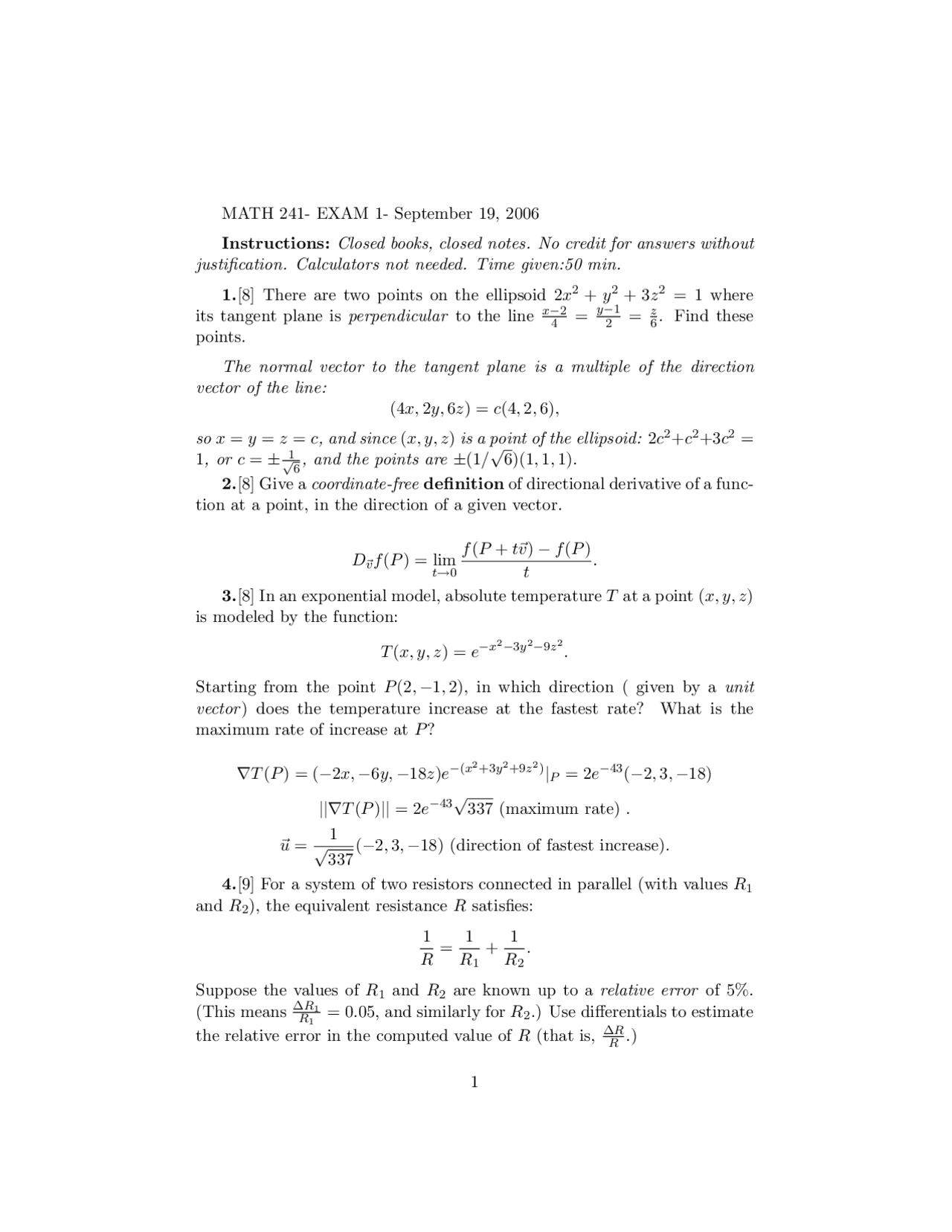 Solved Questions For Exam 1 Cellular Wireless Networks Math 241